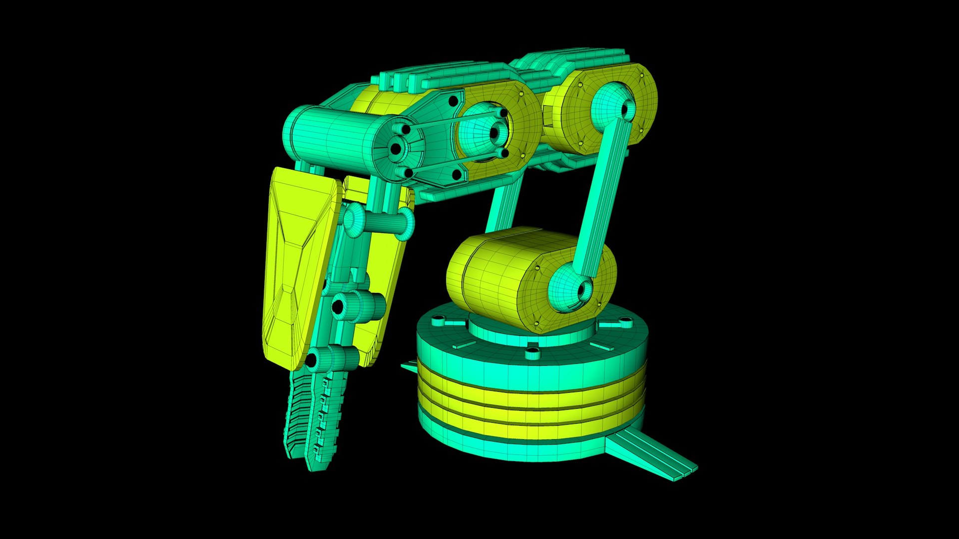 3D Rigged Robotic Arm - TurboSquid 1618799