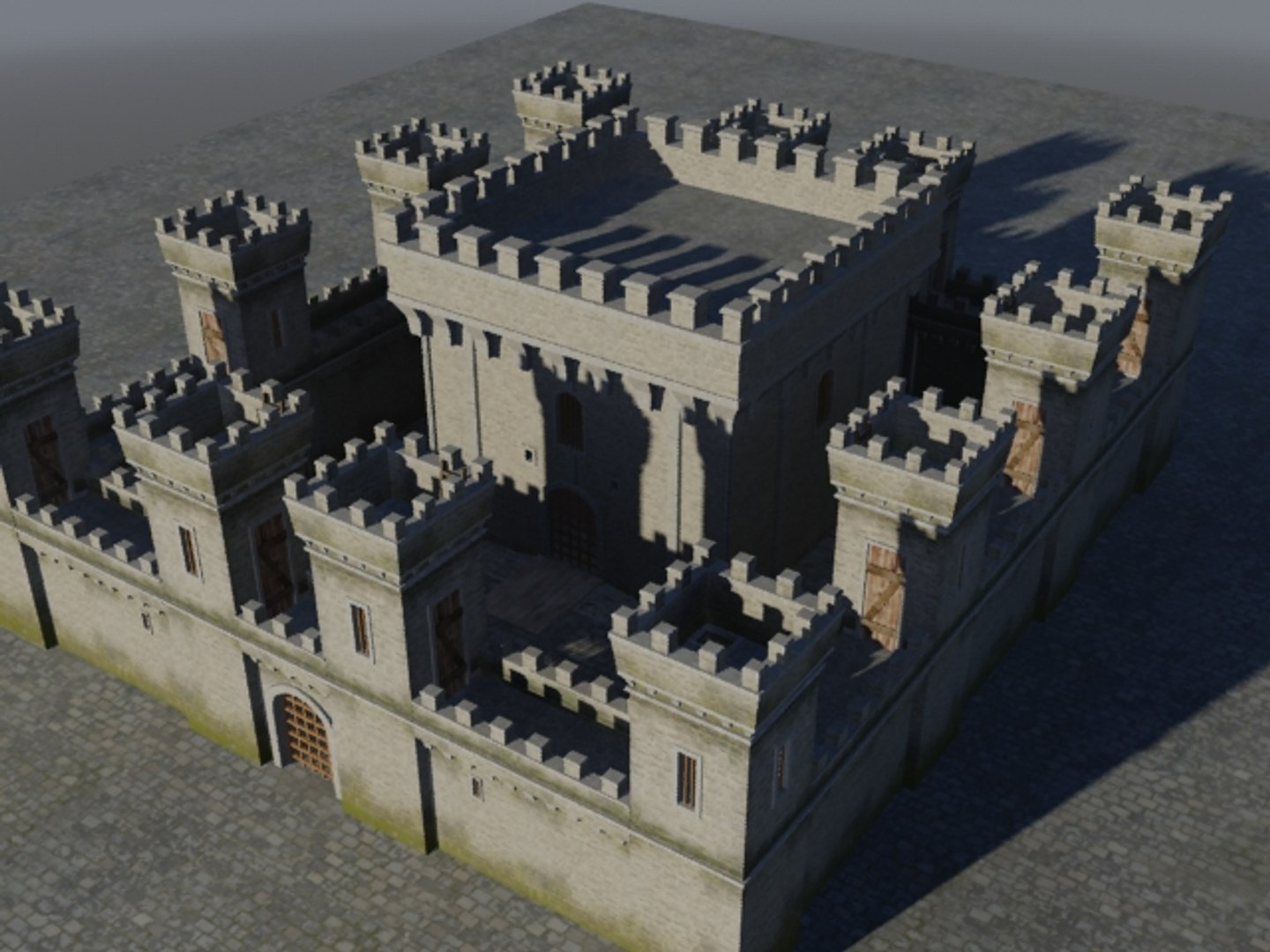 Medieval Fortress 3D - TurboSquid 1378077