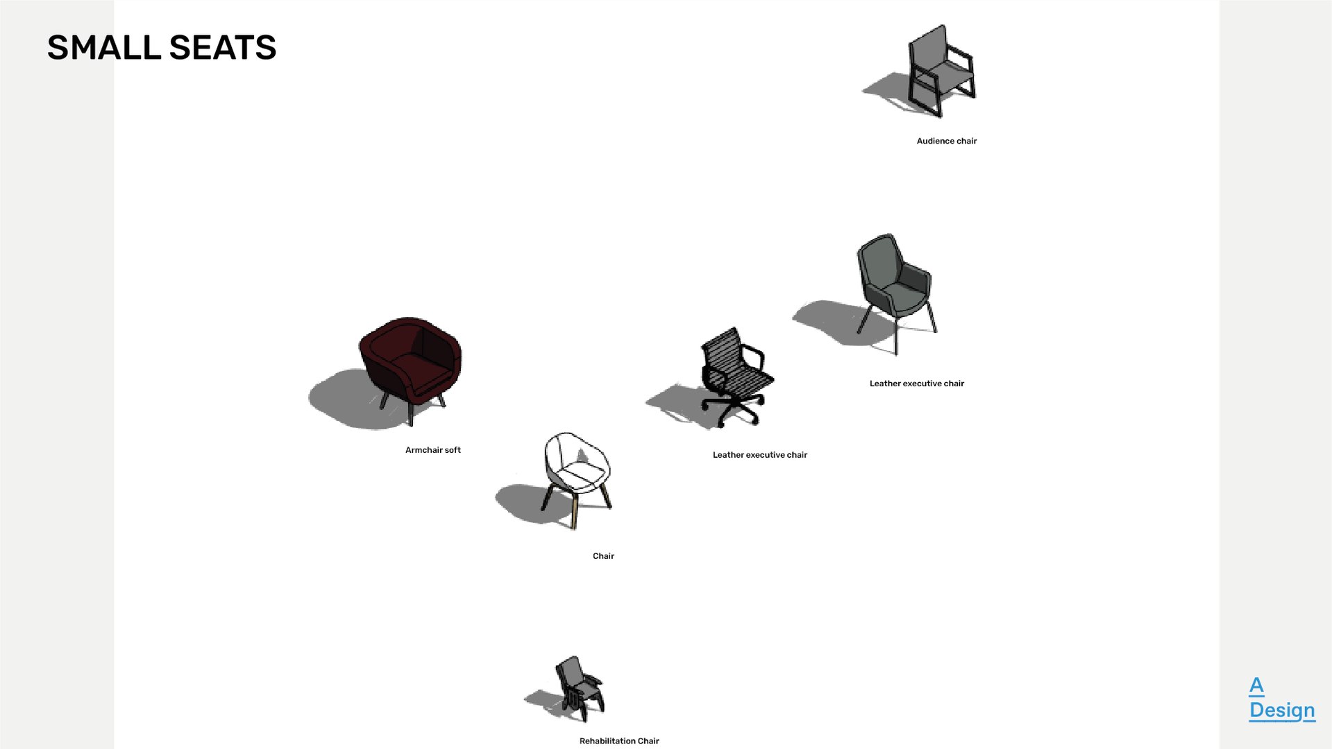 3D Seats - Pack of revit families - TurboSquid 2017081