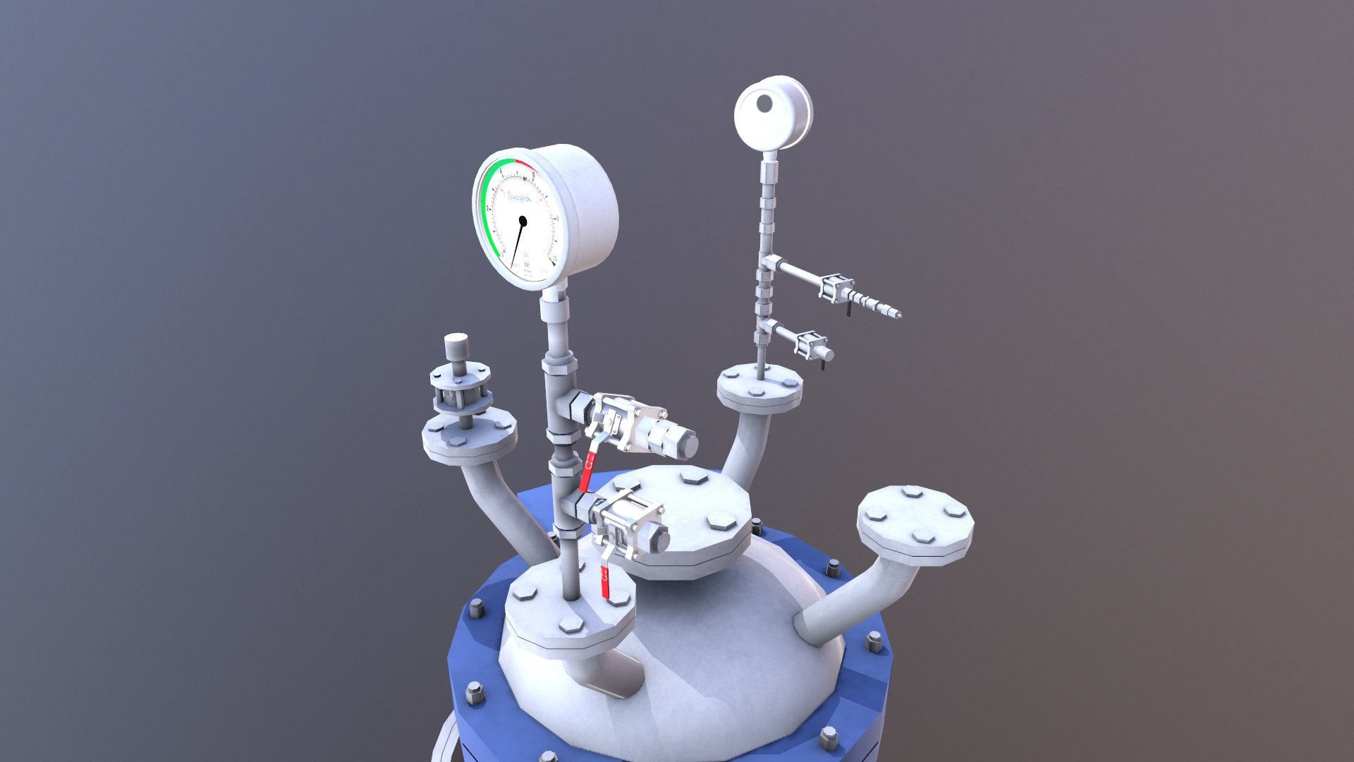 3D Model Vessel Drum - TurboSquid 2288867