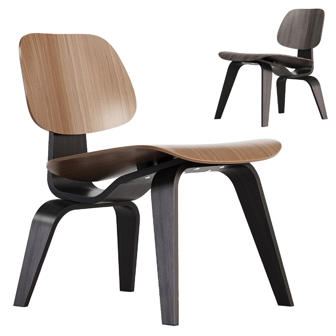 Vitra Plywood Lounge Chair Wood LCW 3D - TurboSquid 2171059