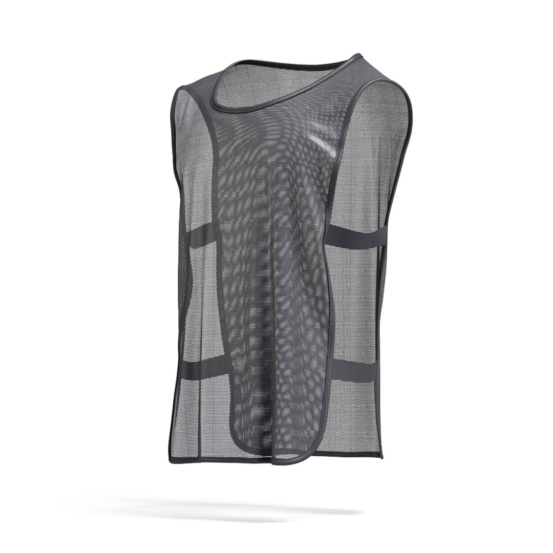 Black Football Team Practice Vest - Soccer Sports Training Bib With ...