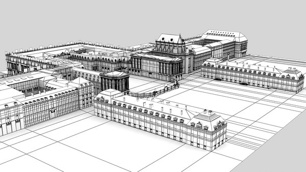 3D Versailles Palace France model - TurboSquid 1761995