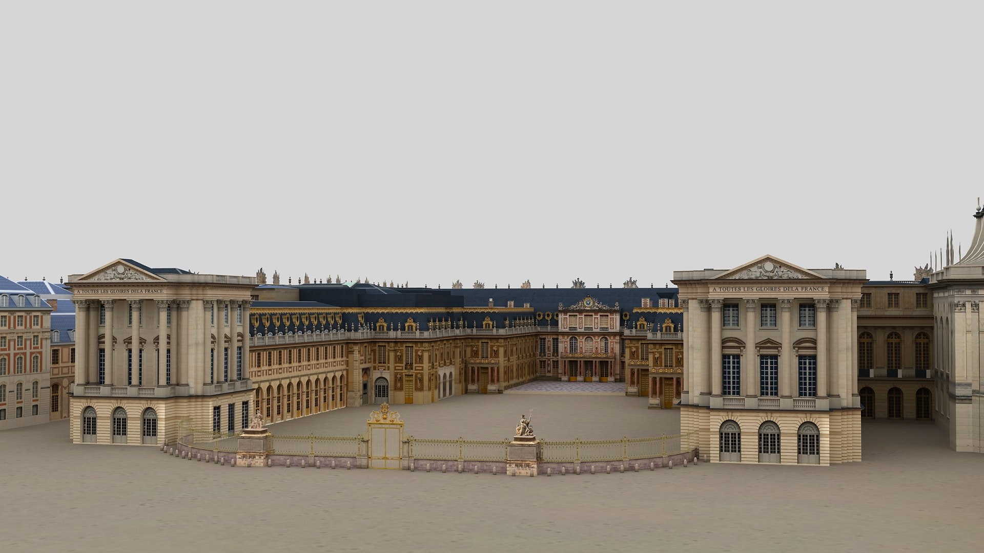 3D Versailles Palace France Model - TurboSquid 1761995
