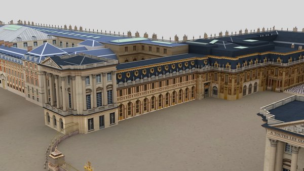 3D Versailles Palace France model - TurboSquid 1761995