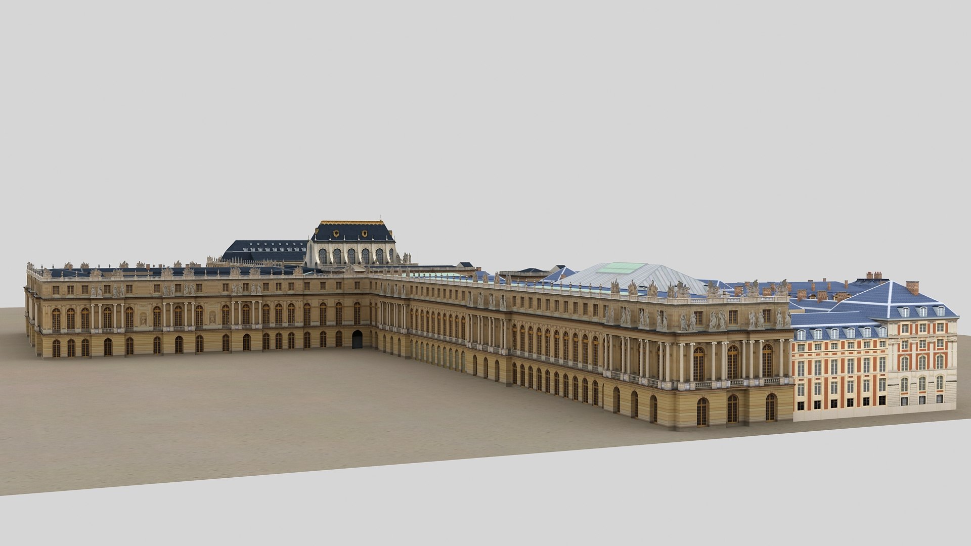 3D Versailles Palace France Model - TurboSquid 1761995