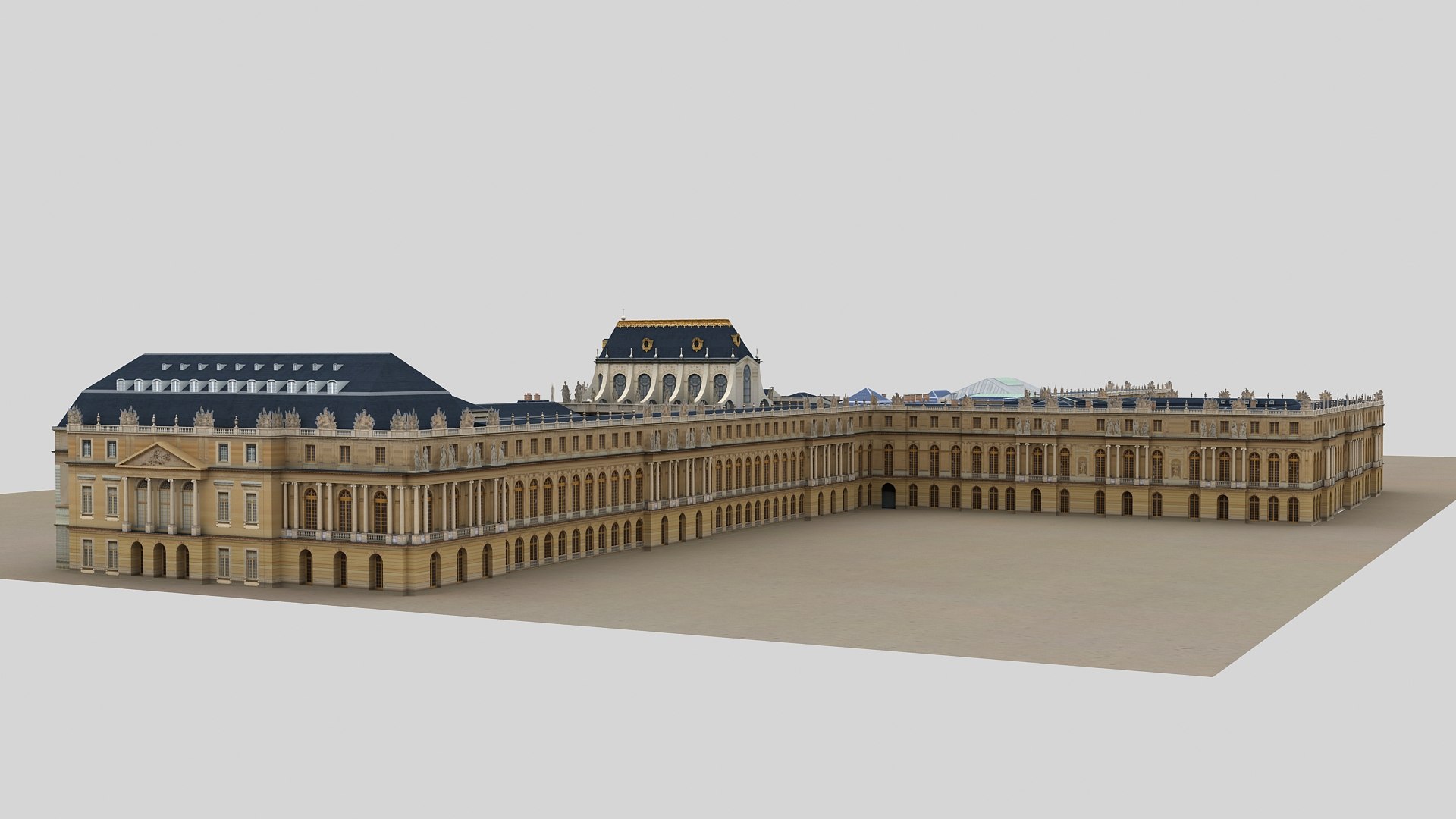 3D Versailles Palace France Model - TurboSquid 1761995