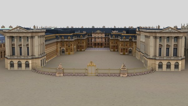 3D Versailles Palace France model - TurboSquid 1761995