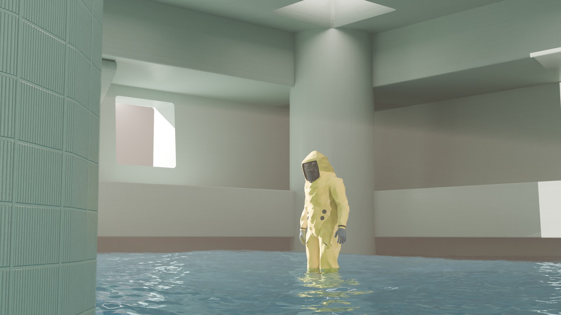 Backrooms Water Level 3D Model - TurboSquid 2483559