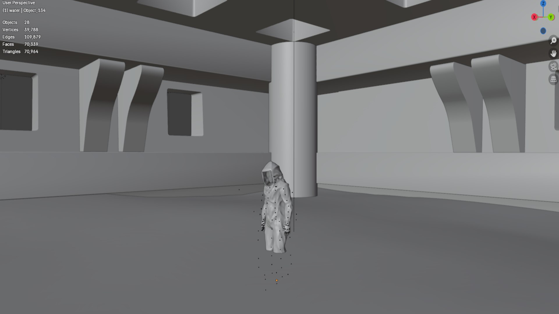 Backrooms Water Level 3D Model - TurboSquid 2483559