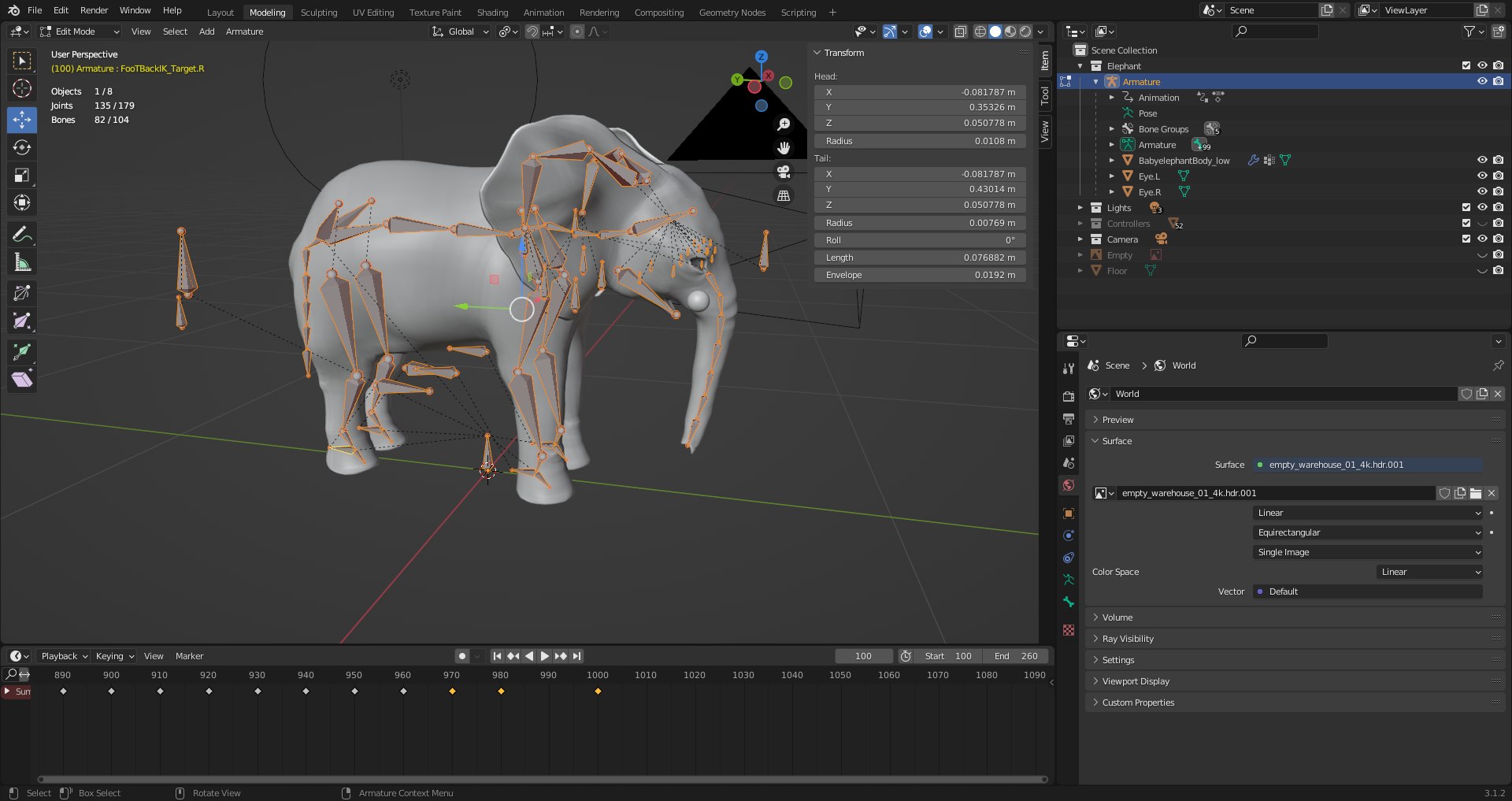 Baby Elephant Rigged and Animation Unity V02 3D model - TurboSquid 2013992