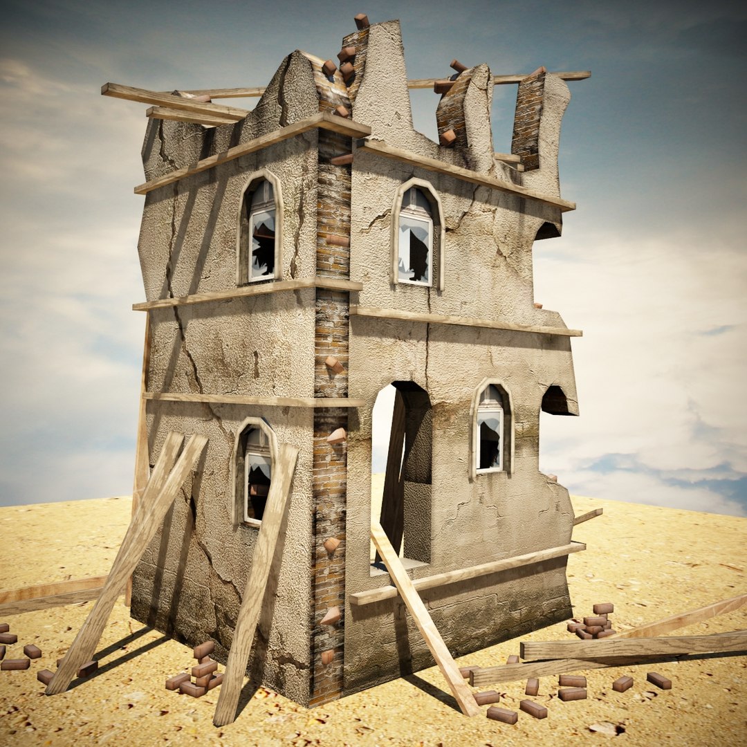 3d destroyed house games