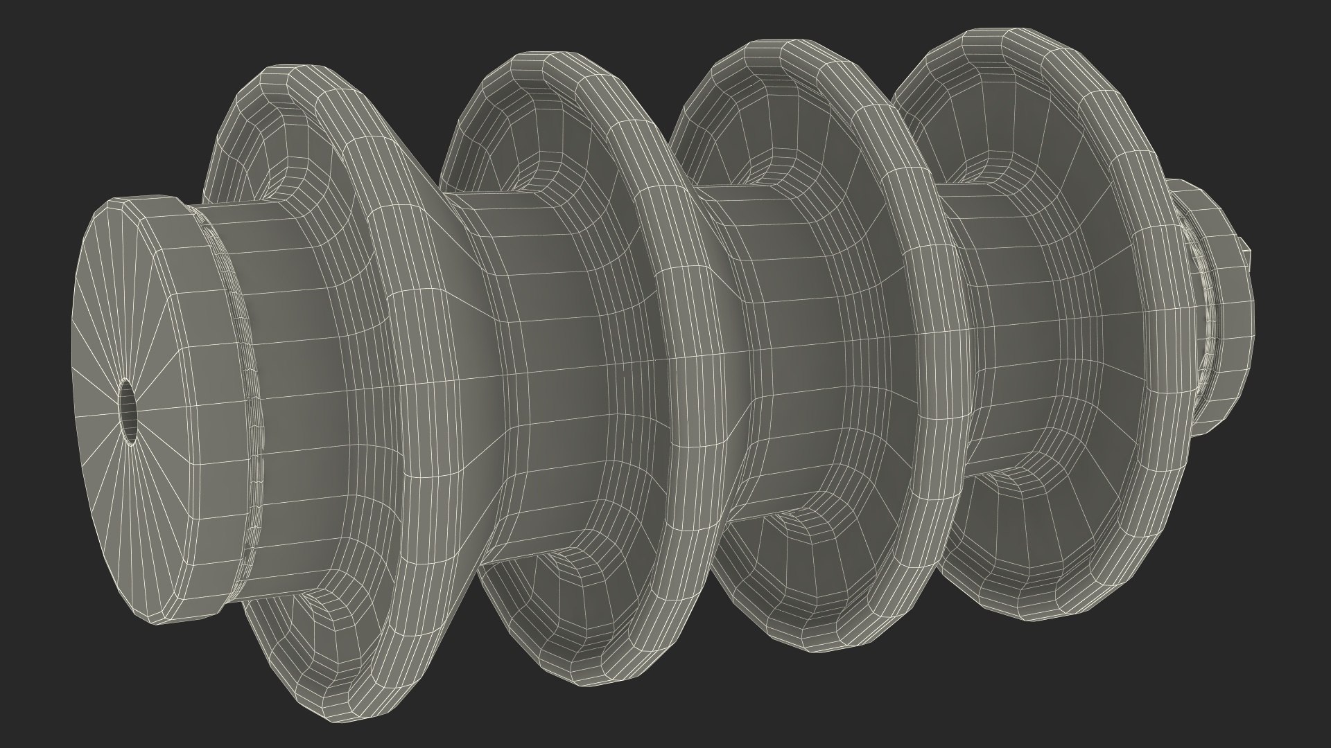 3D High Voltage Porcelain Insulator Model - TurboSquid 2246957