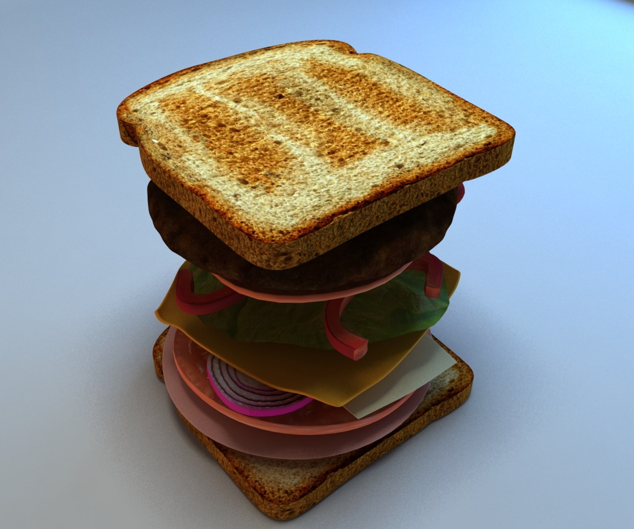 Sandwich 3D Model | 1143894 | TurboSquid