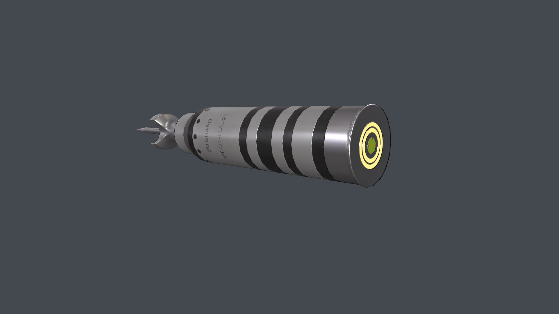 3D Tank Modern Shell 120mm APFSDS Model - TurboSquid 2222506