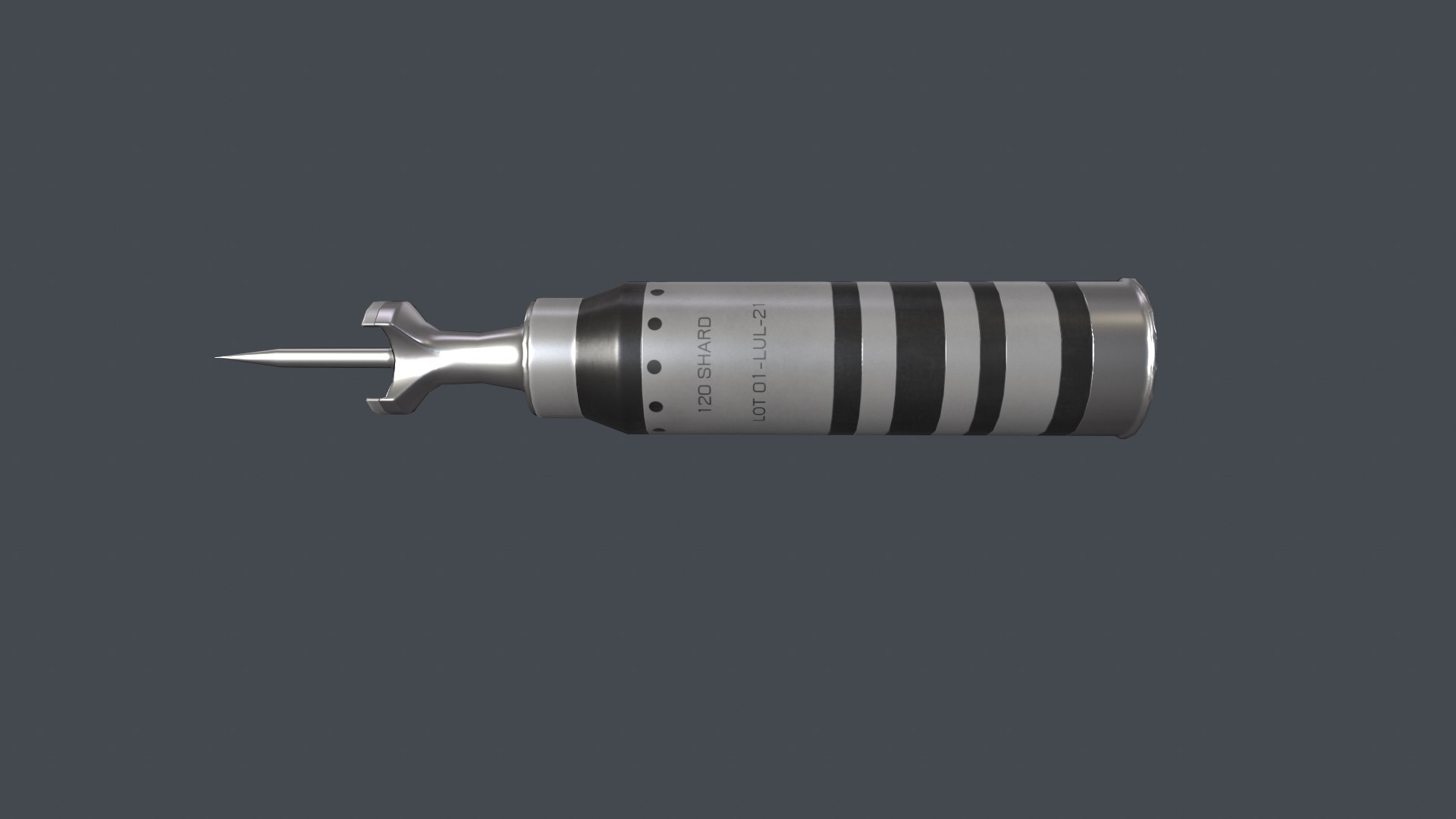 3D Tank Modern Shell 120mm APFSDS Model - TurboSquid 2222506