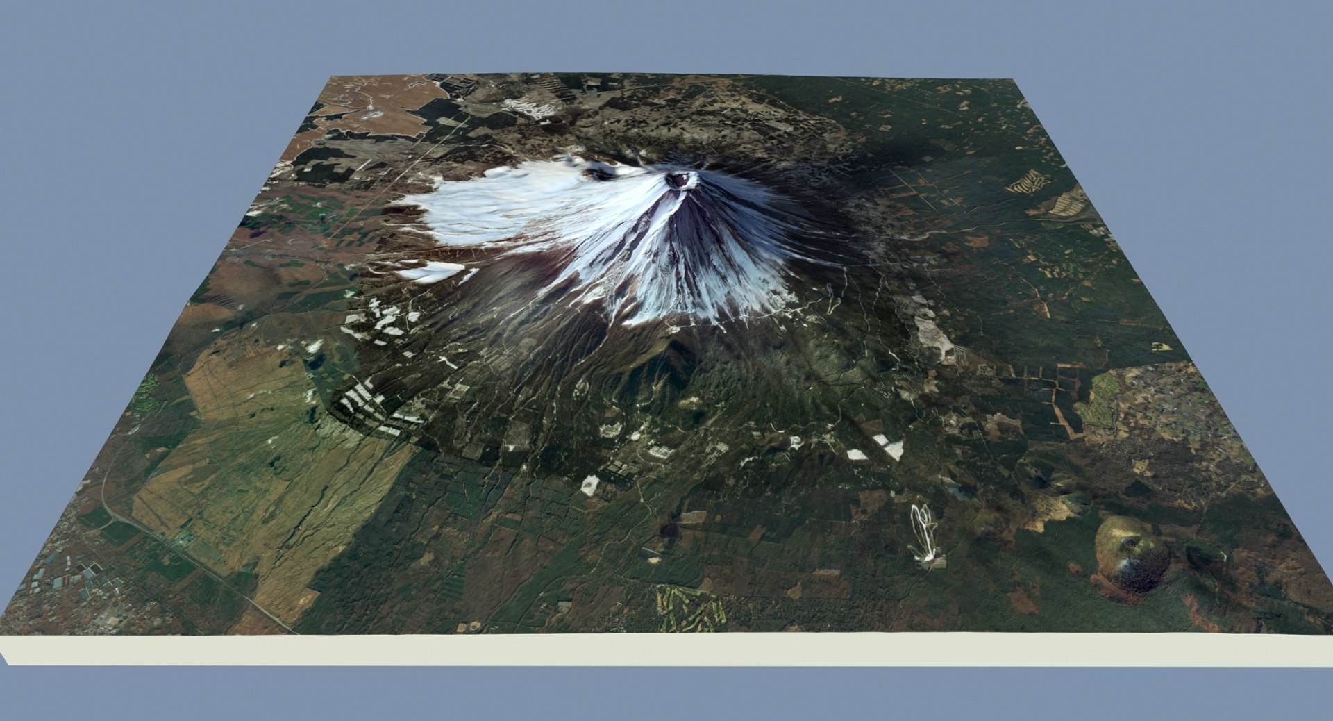 Mount fuji 30 x 3D model - TurboSquid 1277333