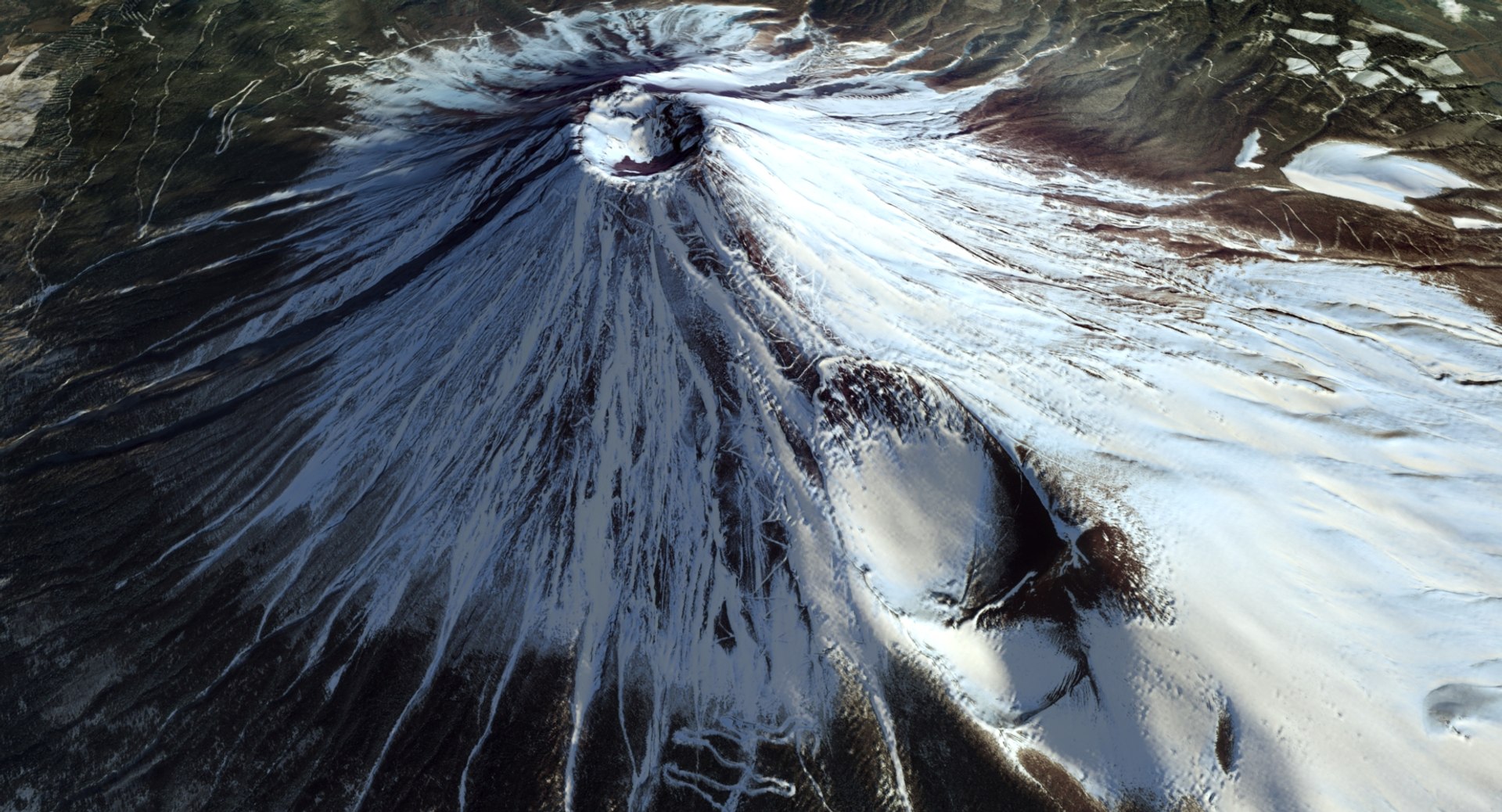 Mount fuji 30 x 3D model - TurboSquid 1277333