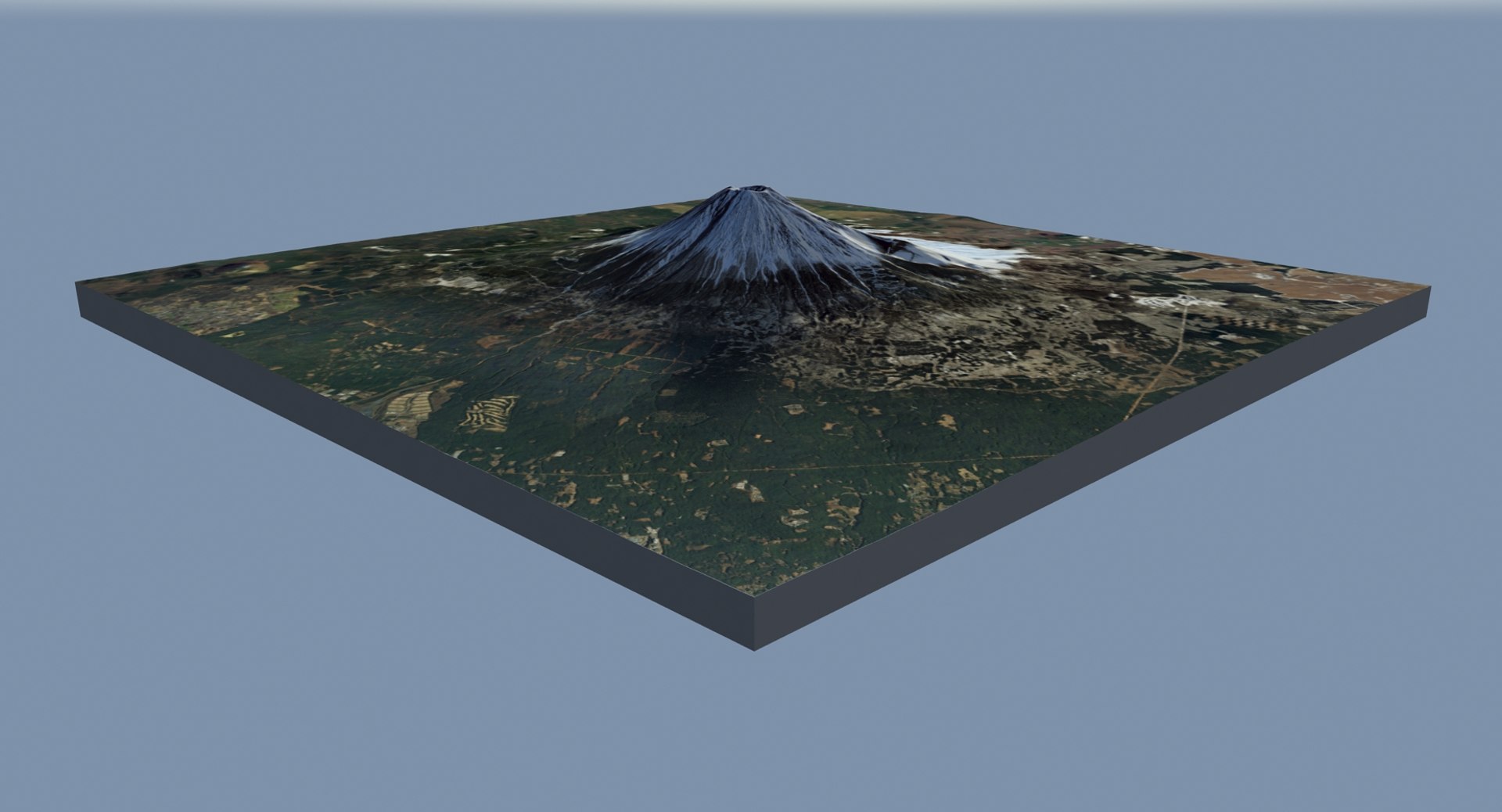Mount fuji 30 x 3D model - TurboSquid 1277333