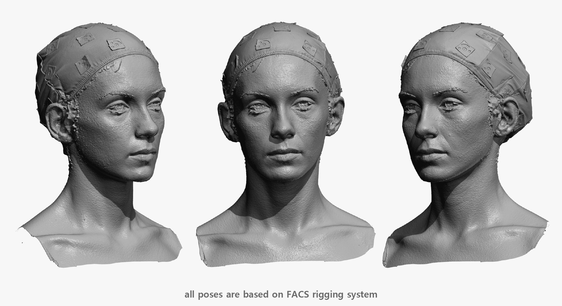 Athena Clean Scans Tongue Movement Set - 5 poses Collection model ...