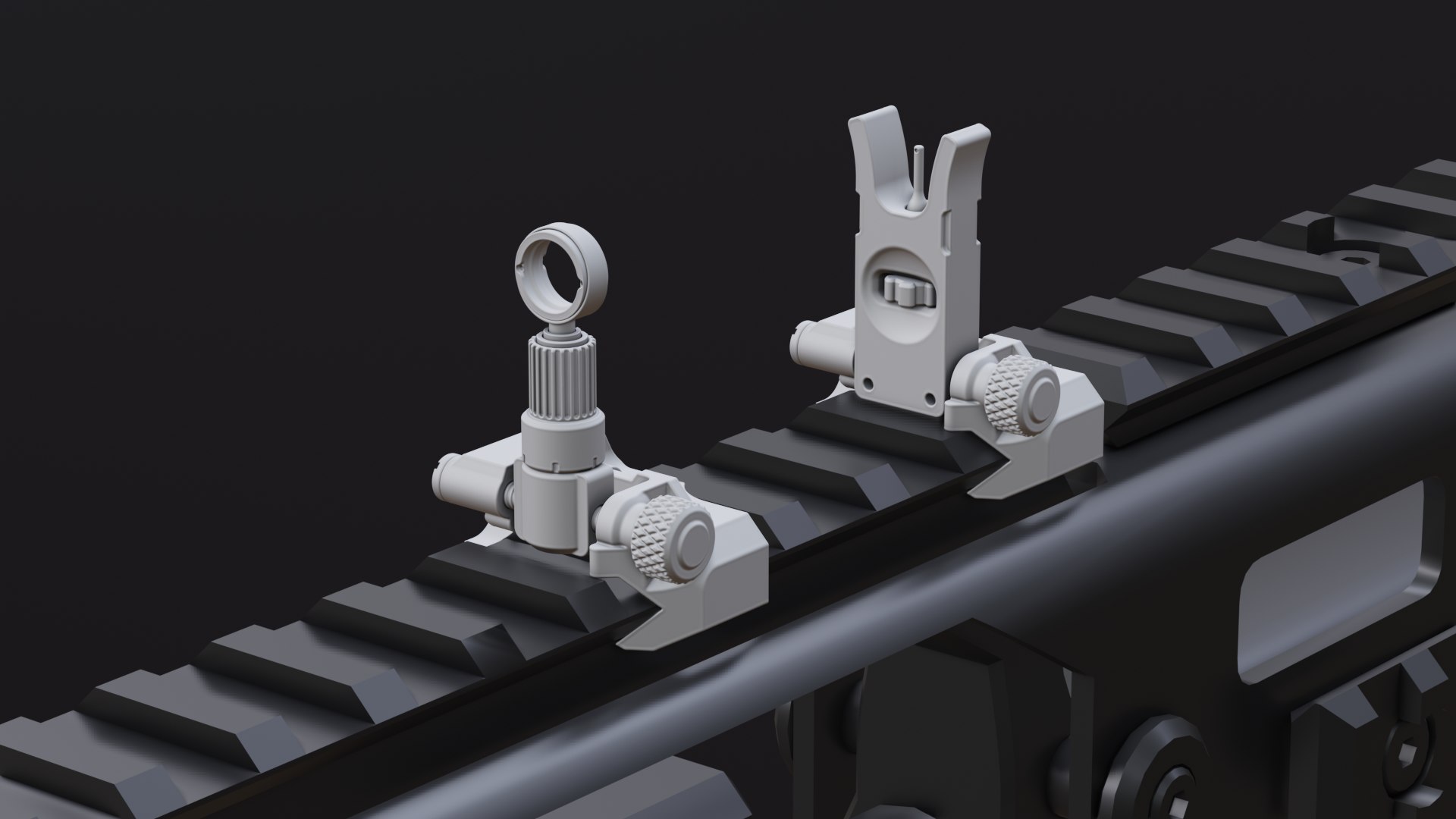 3D Flip Up Sight 03 - TurboSquid 2228586