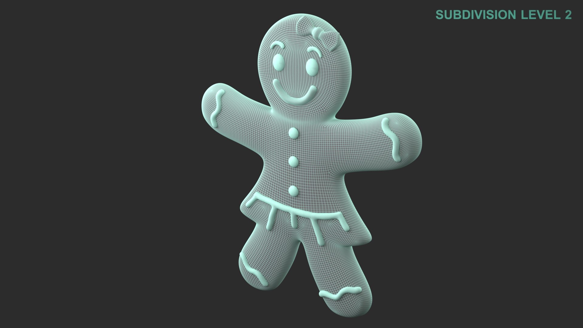 Cookie Woman 3D Model - TurboSquid 1791167