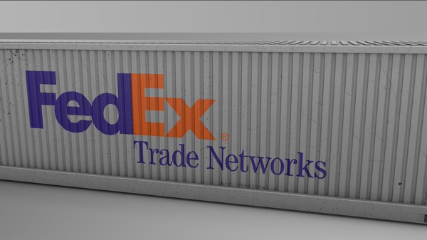 3D model fedex cargo container l722 - TurboSquid 1563499