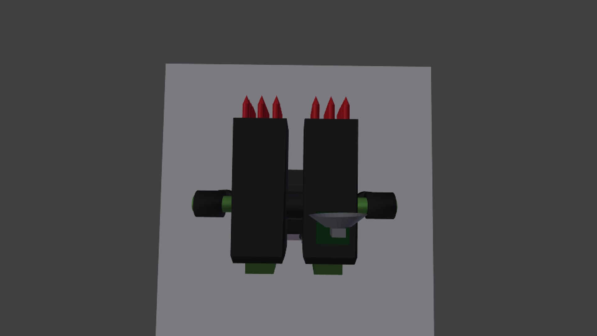 3d Sam Missile Turret Model
