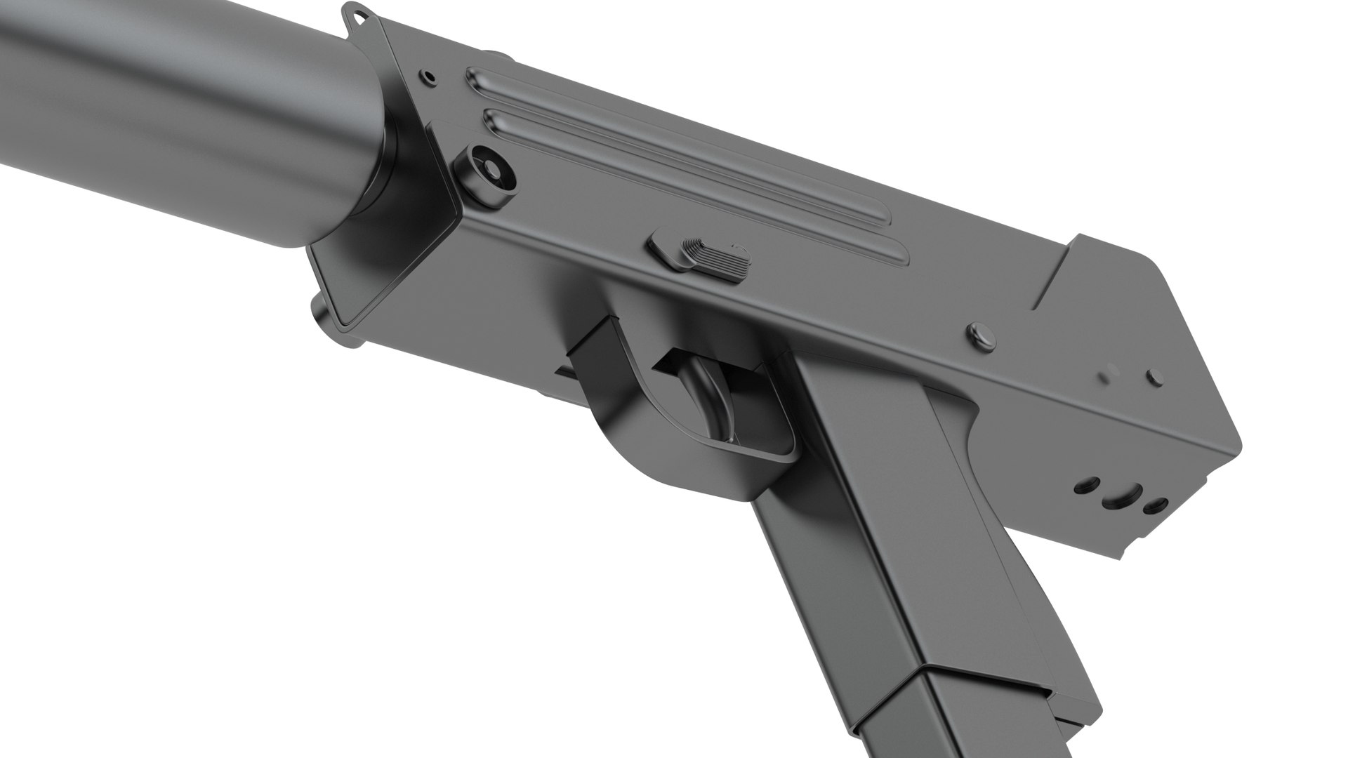 3D MAC-11 Machine Pistol - TurboSquid 2032925