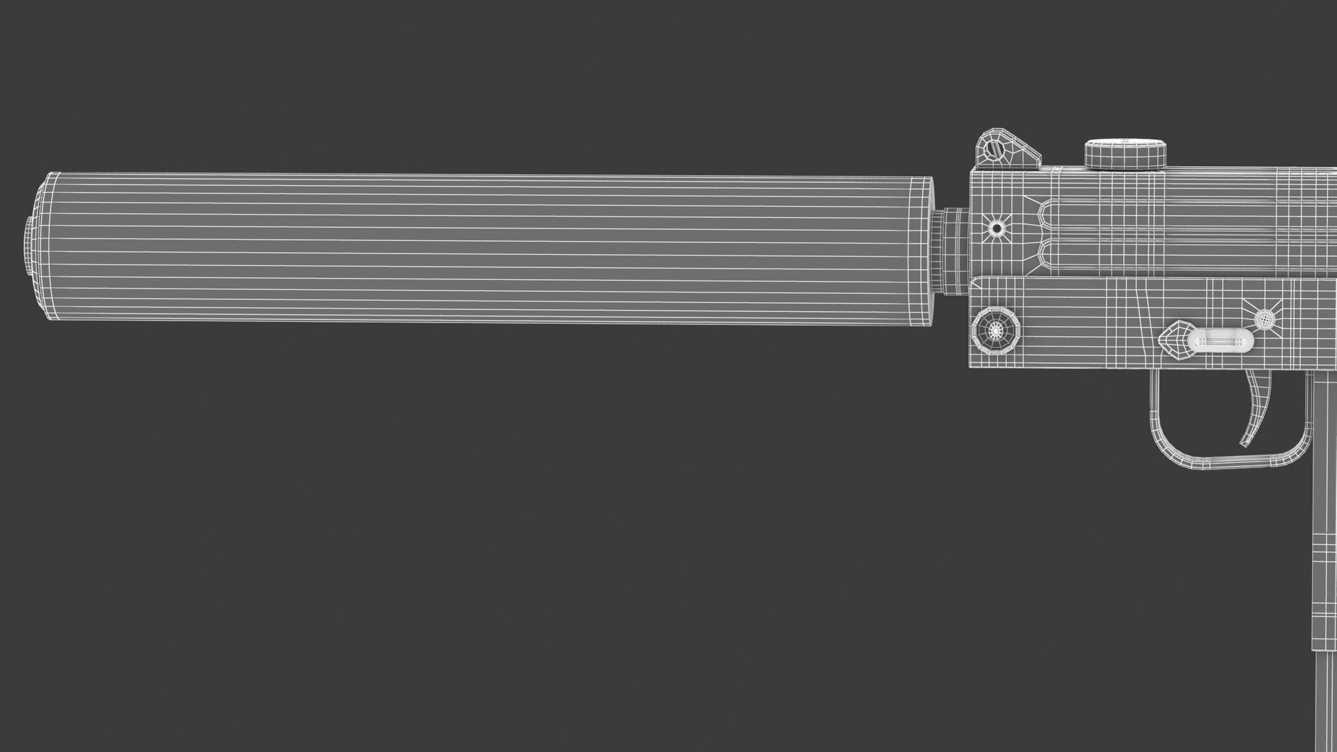 3D MAC-11 Machine Pistol - TurboSquid 2032925