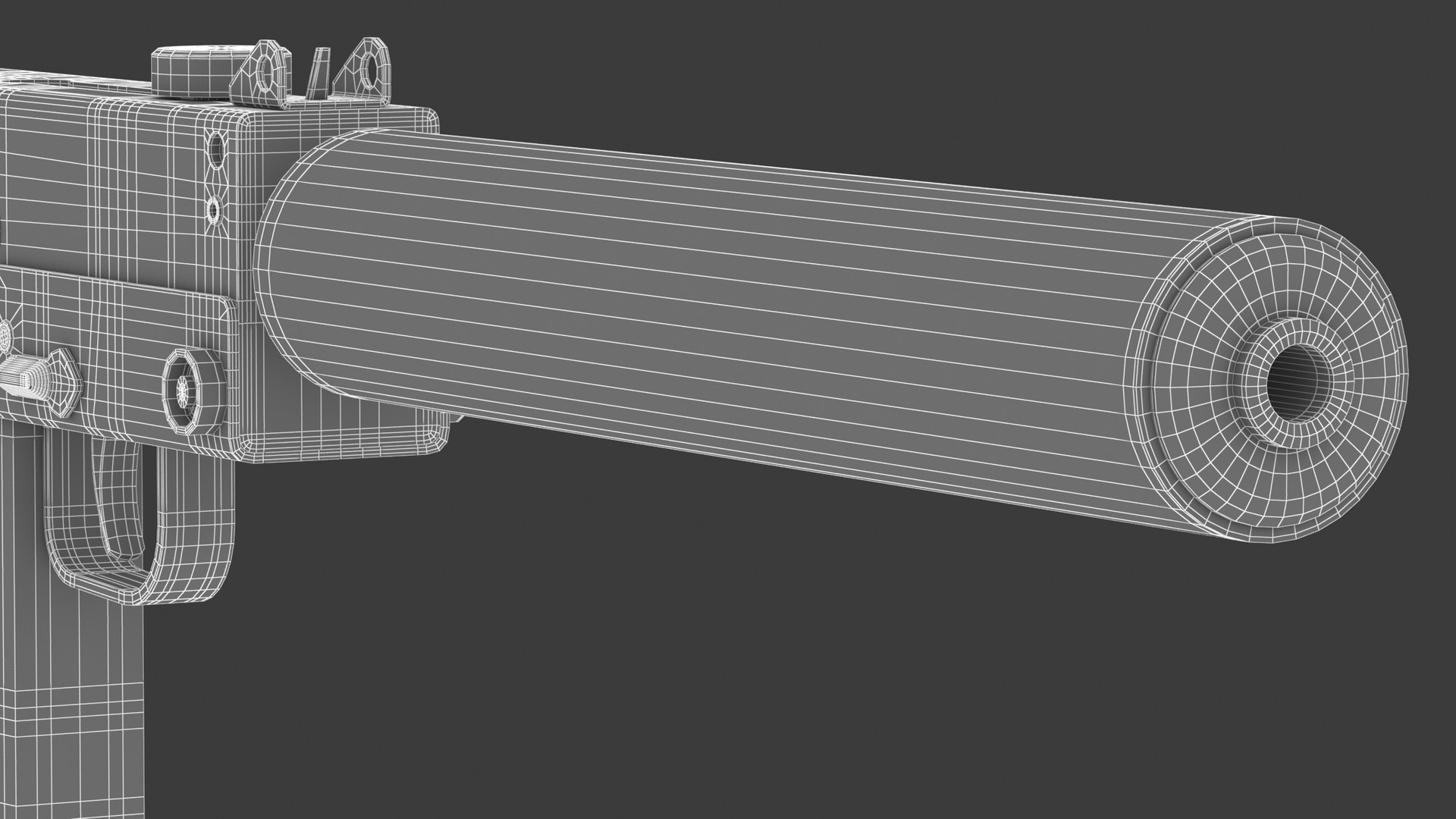 3D MAC-11 Machine Pistol - TurboSquid 2032925