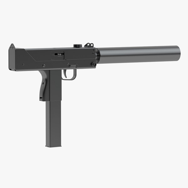 modelo 3d Pistola ametralladora MAC-11 - TurboSquid 2032925