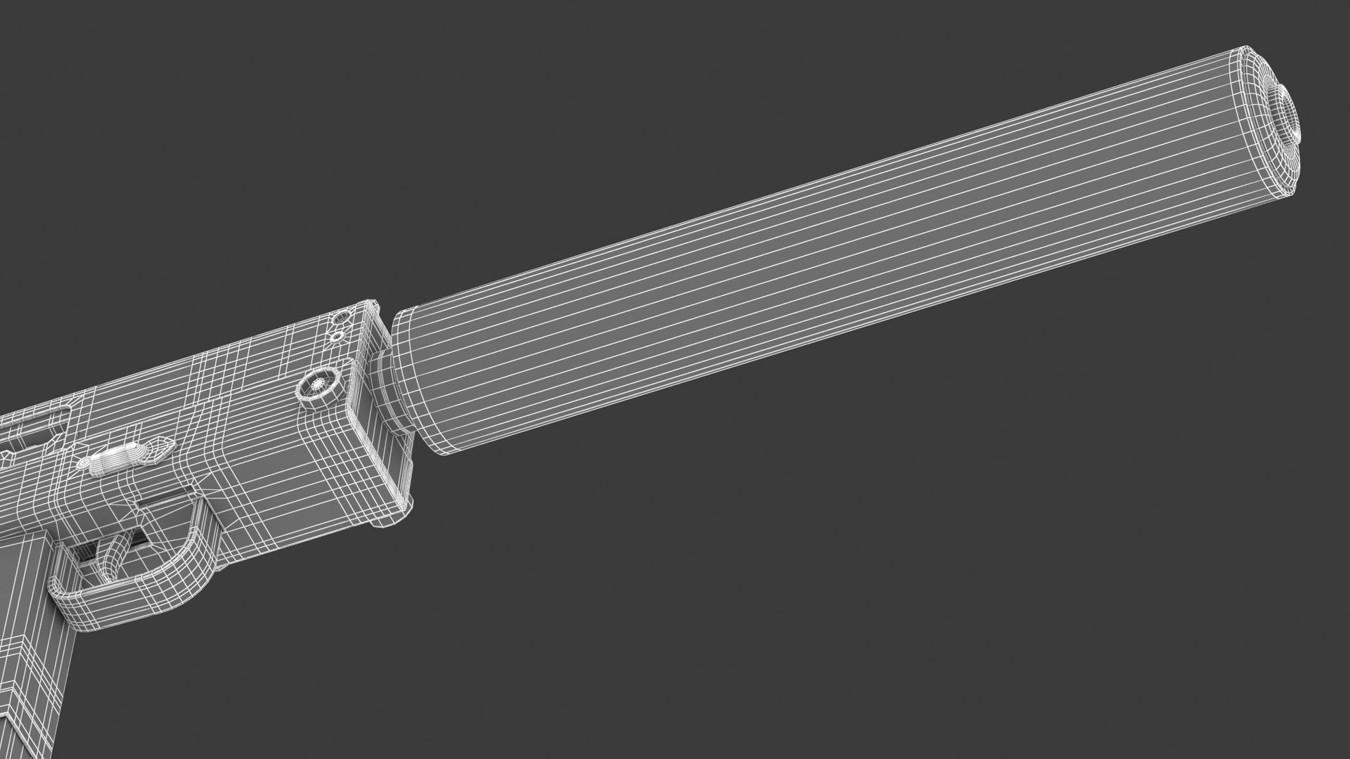 3D MAC-11 Machine Pistol - TurboSquid 2032925