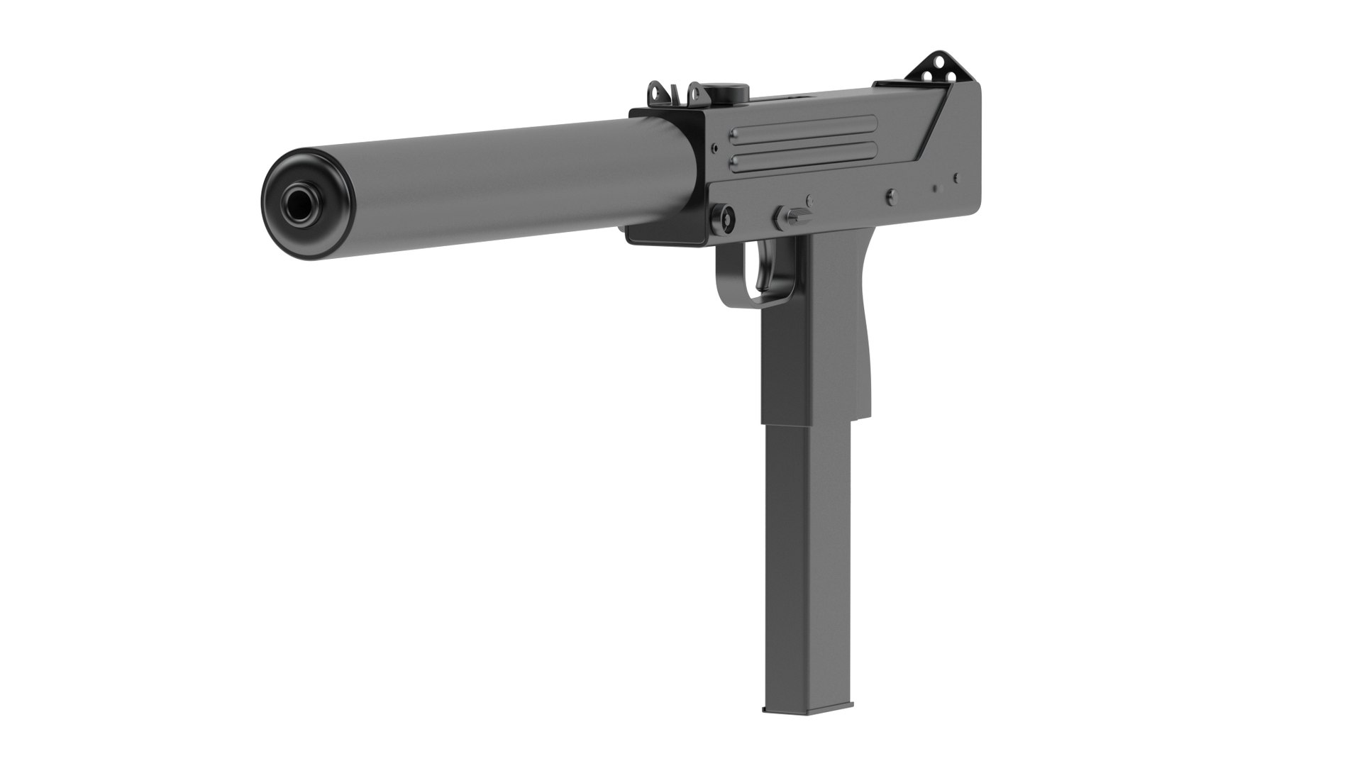 3D MAC-11 Machine Pistol - TurboSquid 2032925