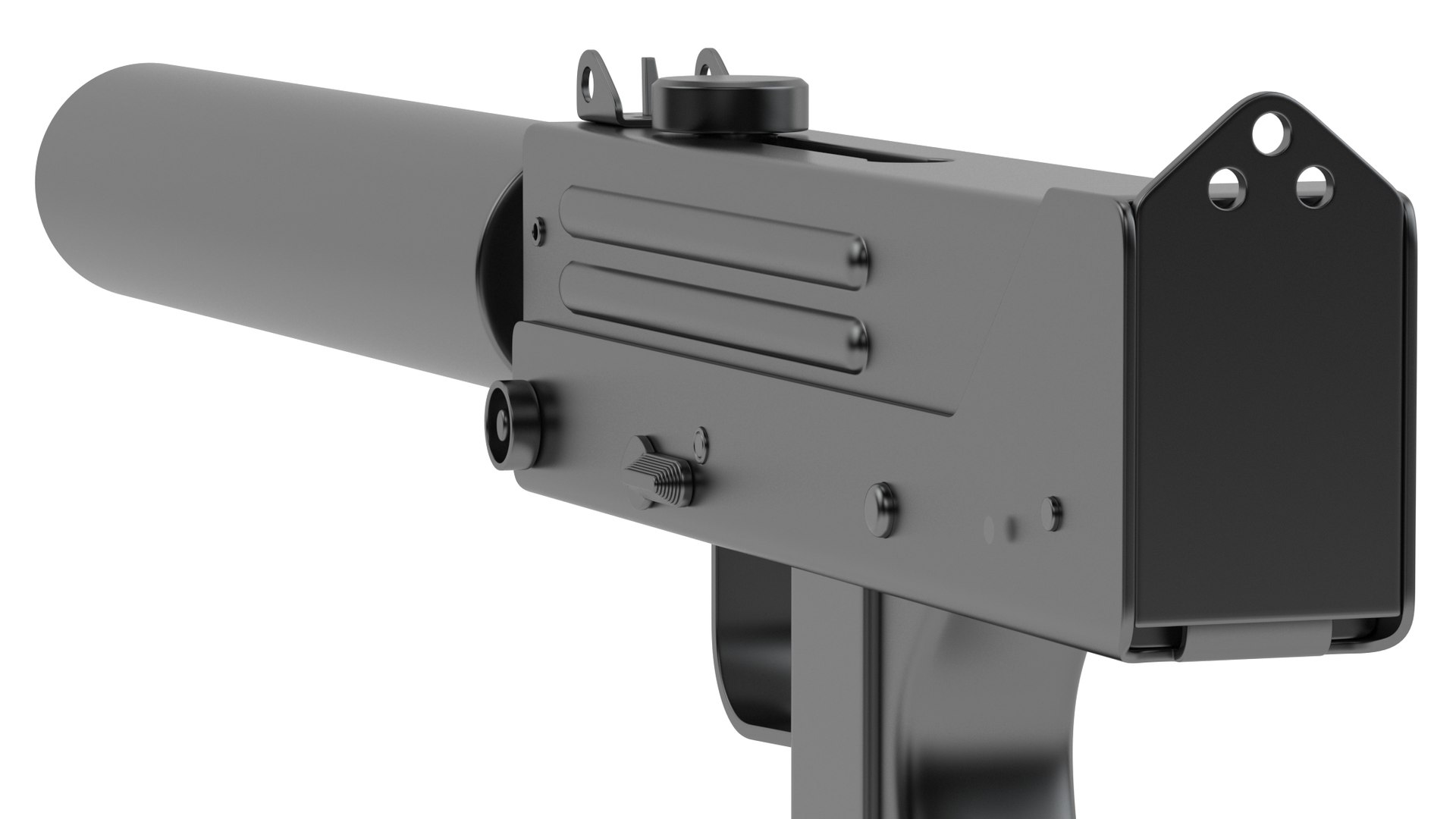 3D MAC-11 Machine Pistol - TurboSquid 2032925