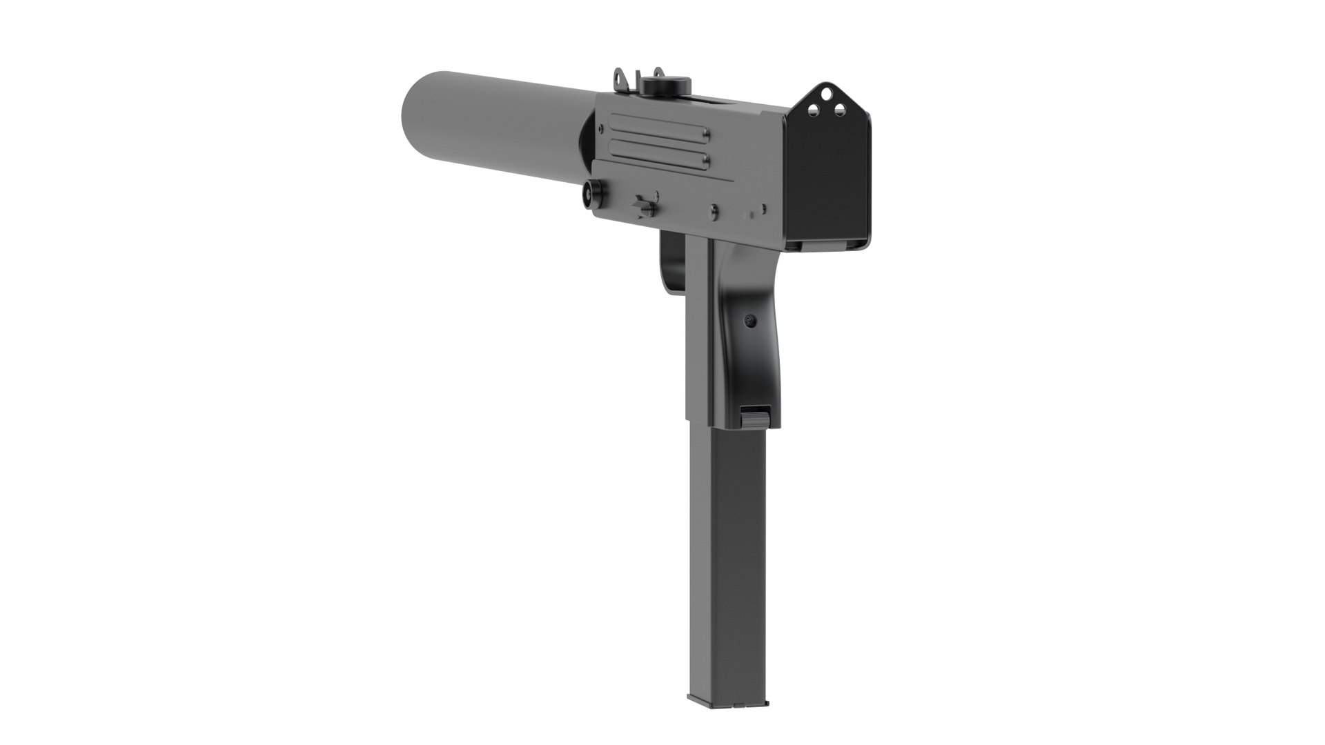 3D MAC-11 Machine Pistol - TurboSquid 2032925