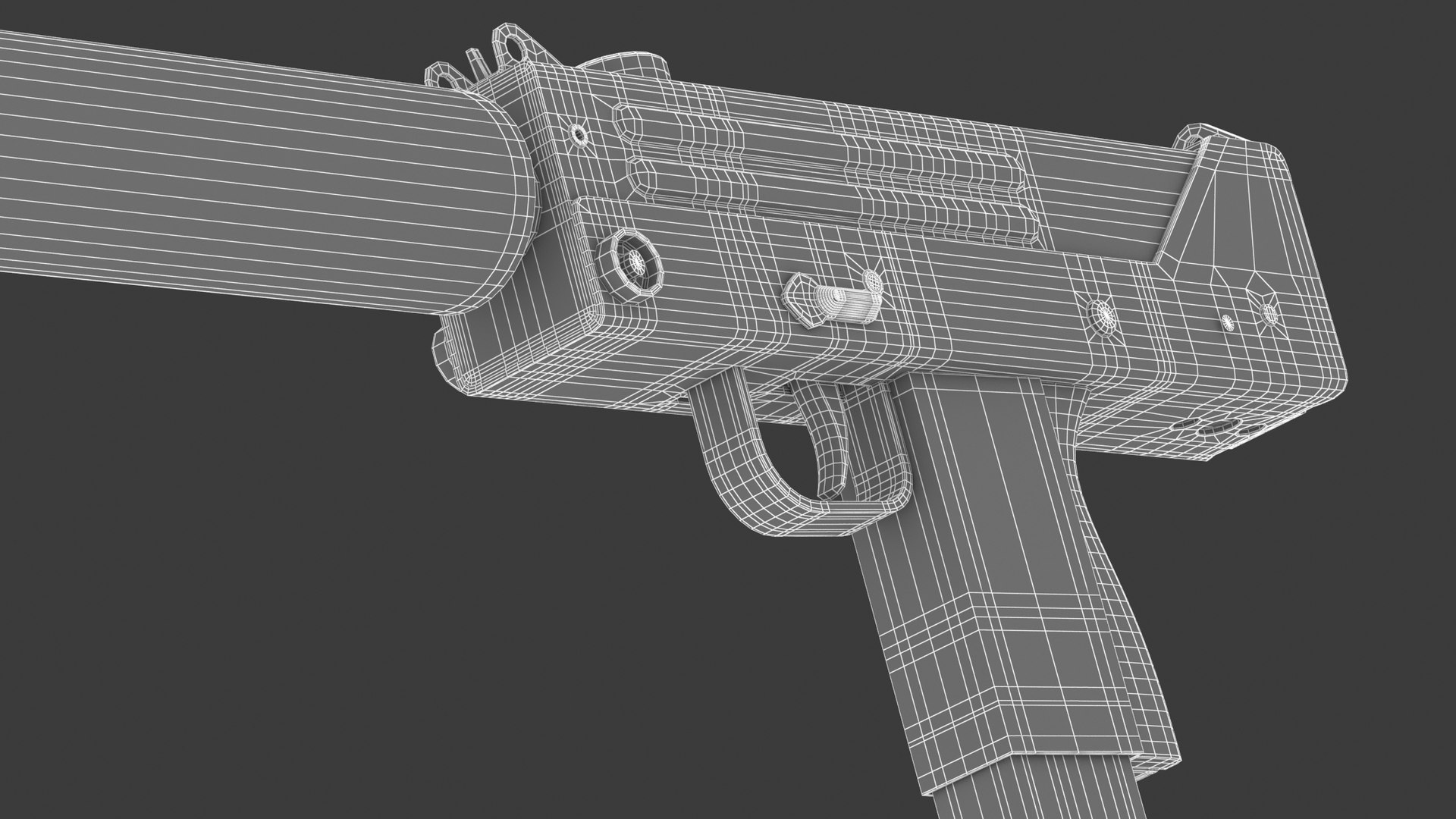 3D MAC-11 Machine Pistol - TurboSquid 2032925