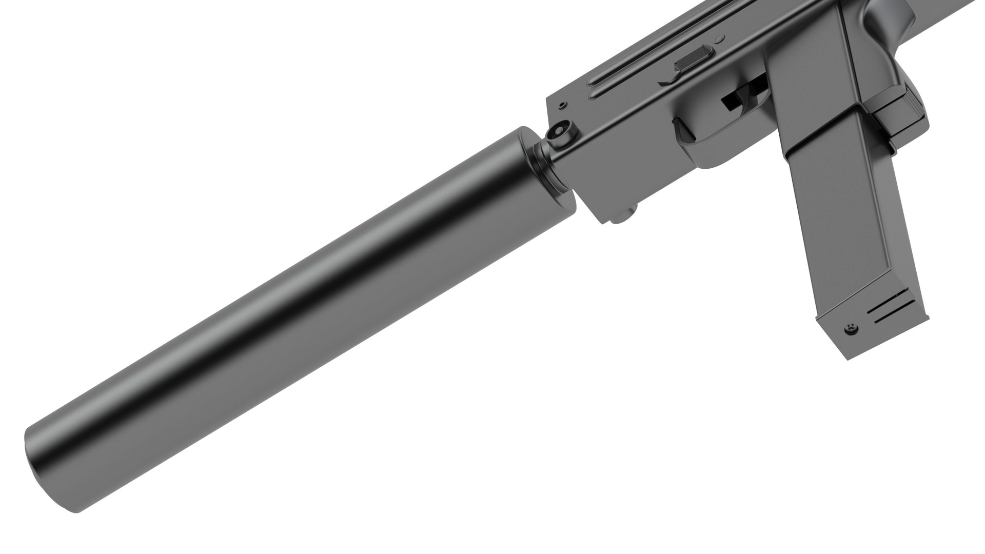 3D MAC-11 Machine Pistol - TurboSquid 2032925