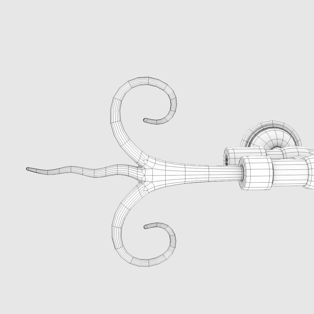 Blender 2 Curtain Rods