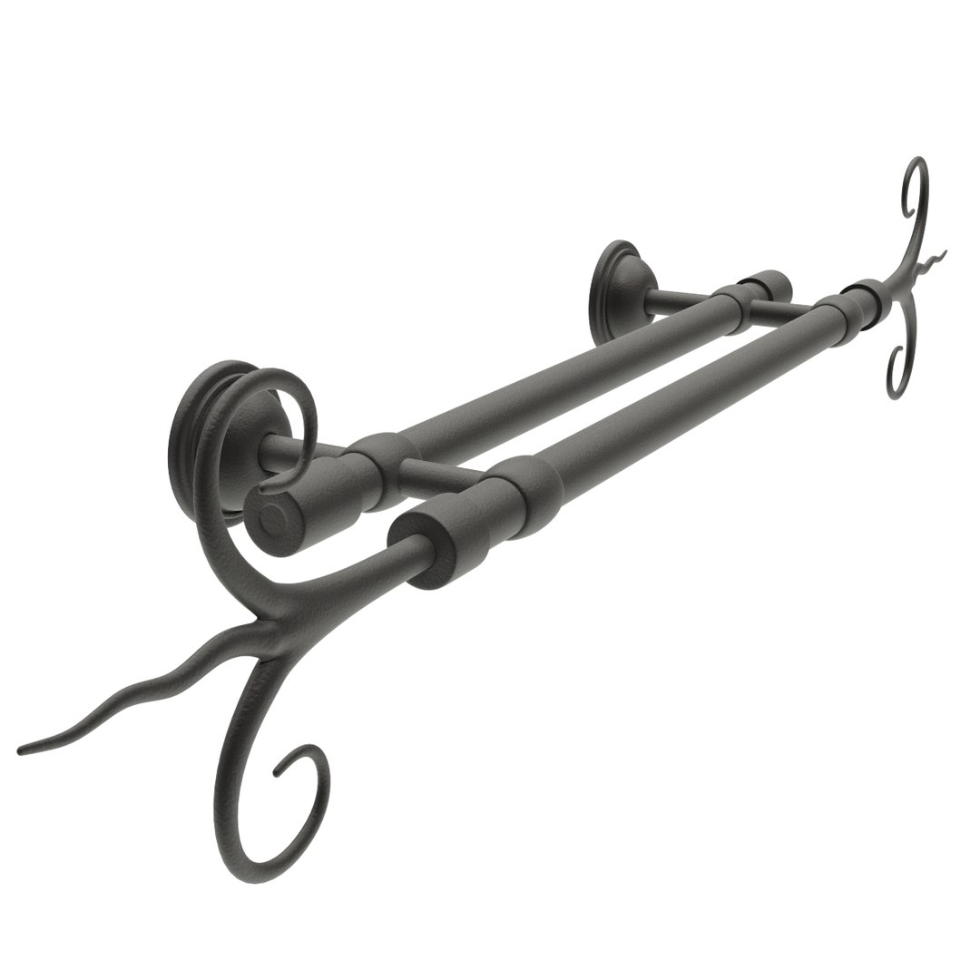 Blender 2 Curtain Rods