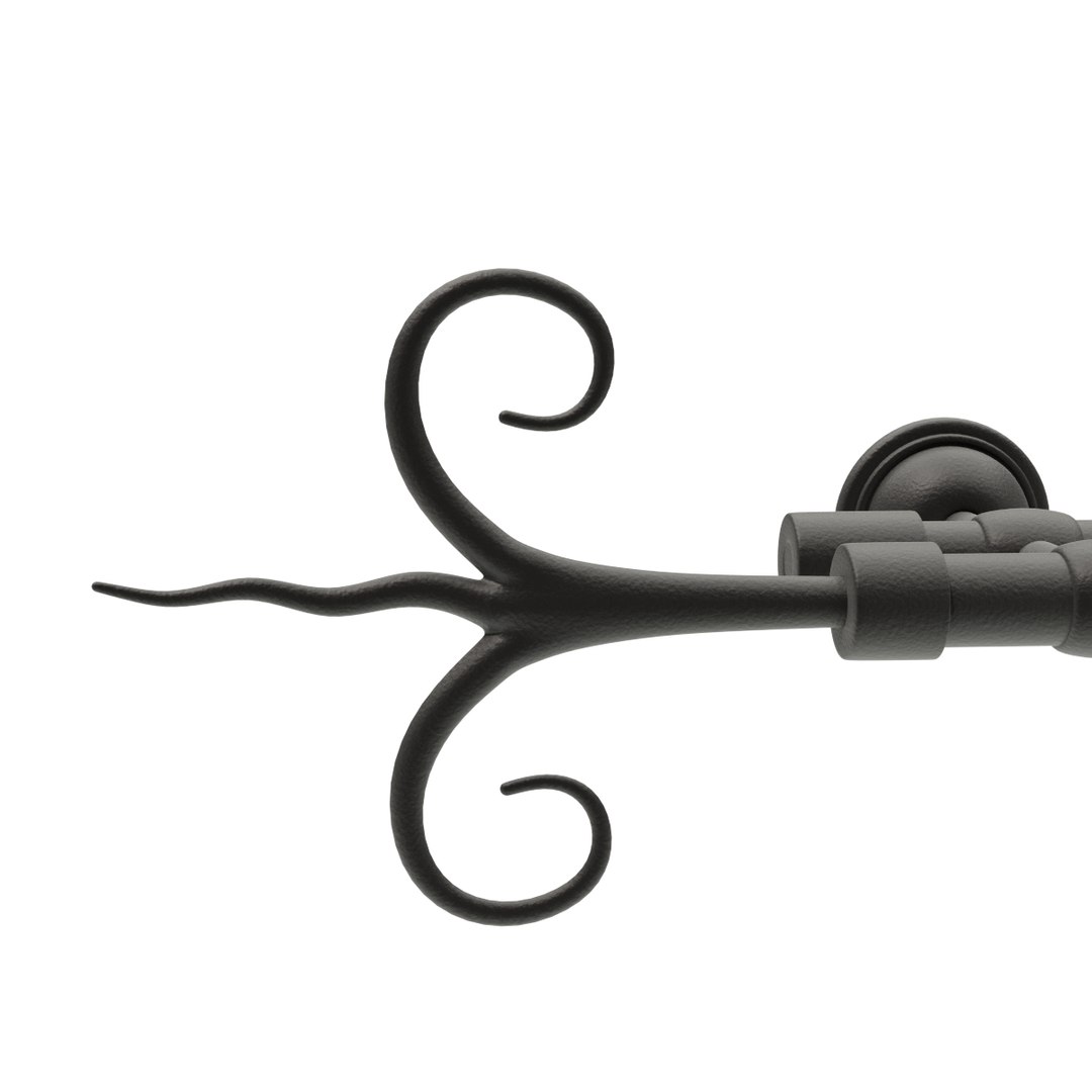 Blender 2 Curtain Rods