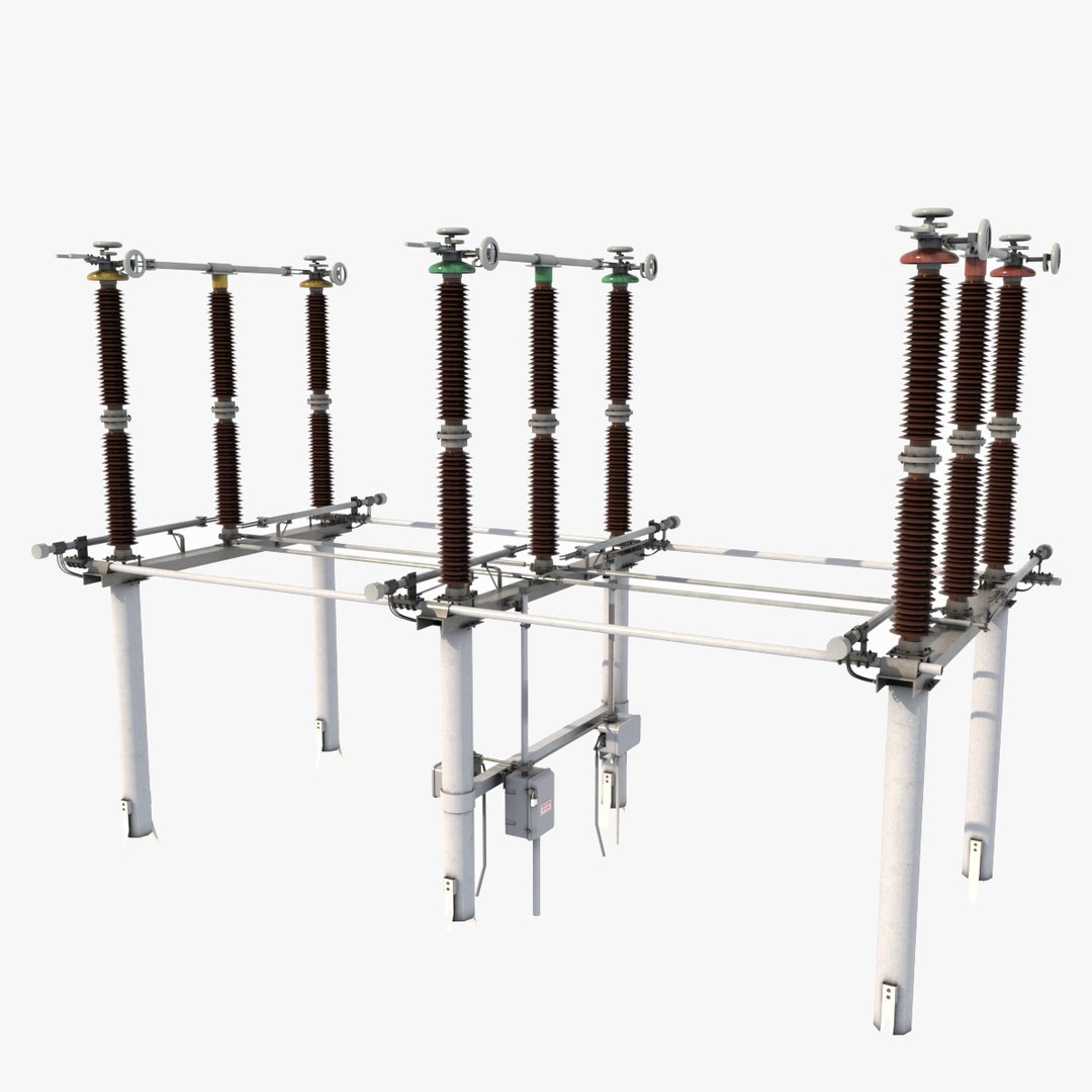 High Voltage Isolation Switch 3 Model - TurboSquid 2313464