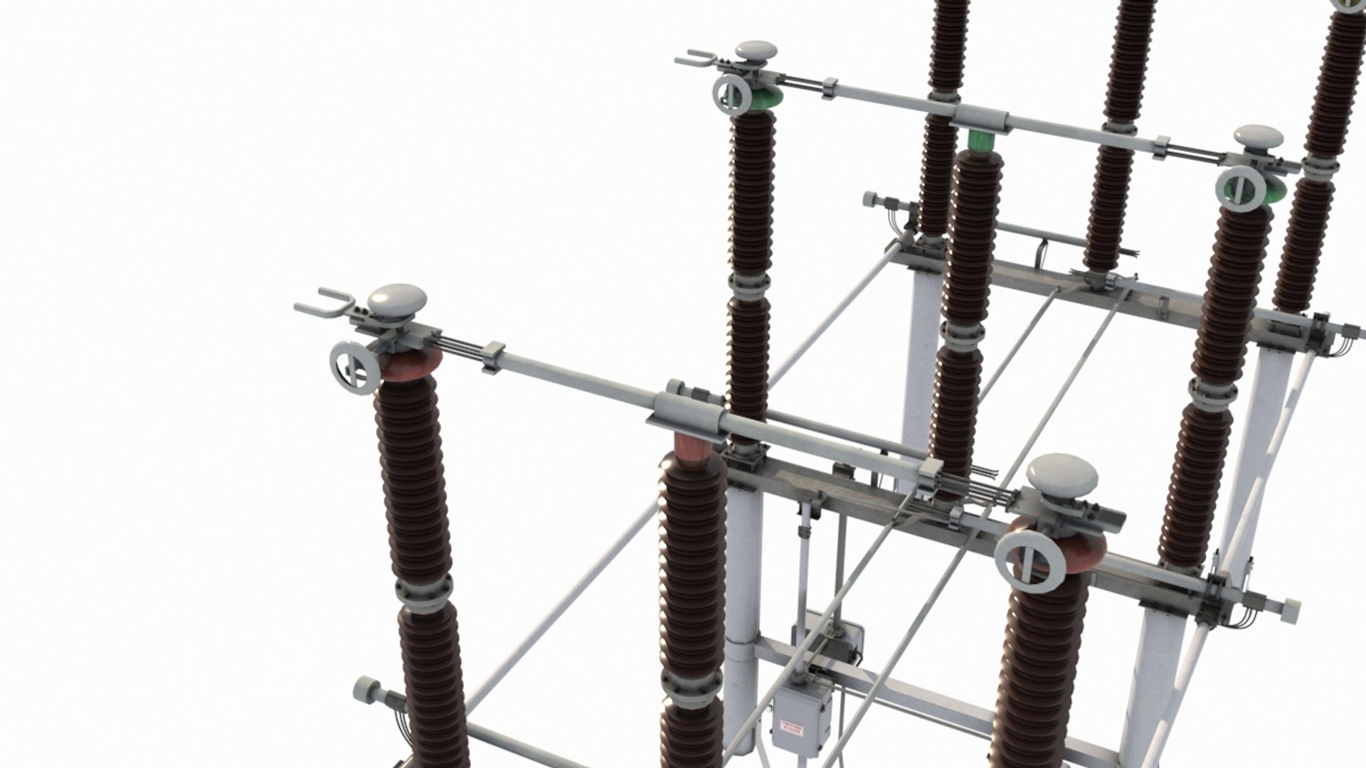 High Voltage Isolation Switch 3 Model - TurboSquid 2313464