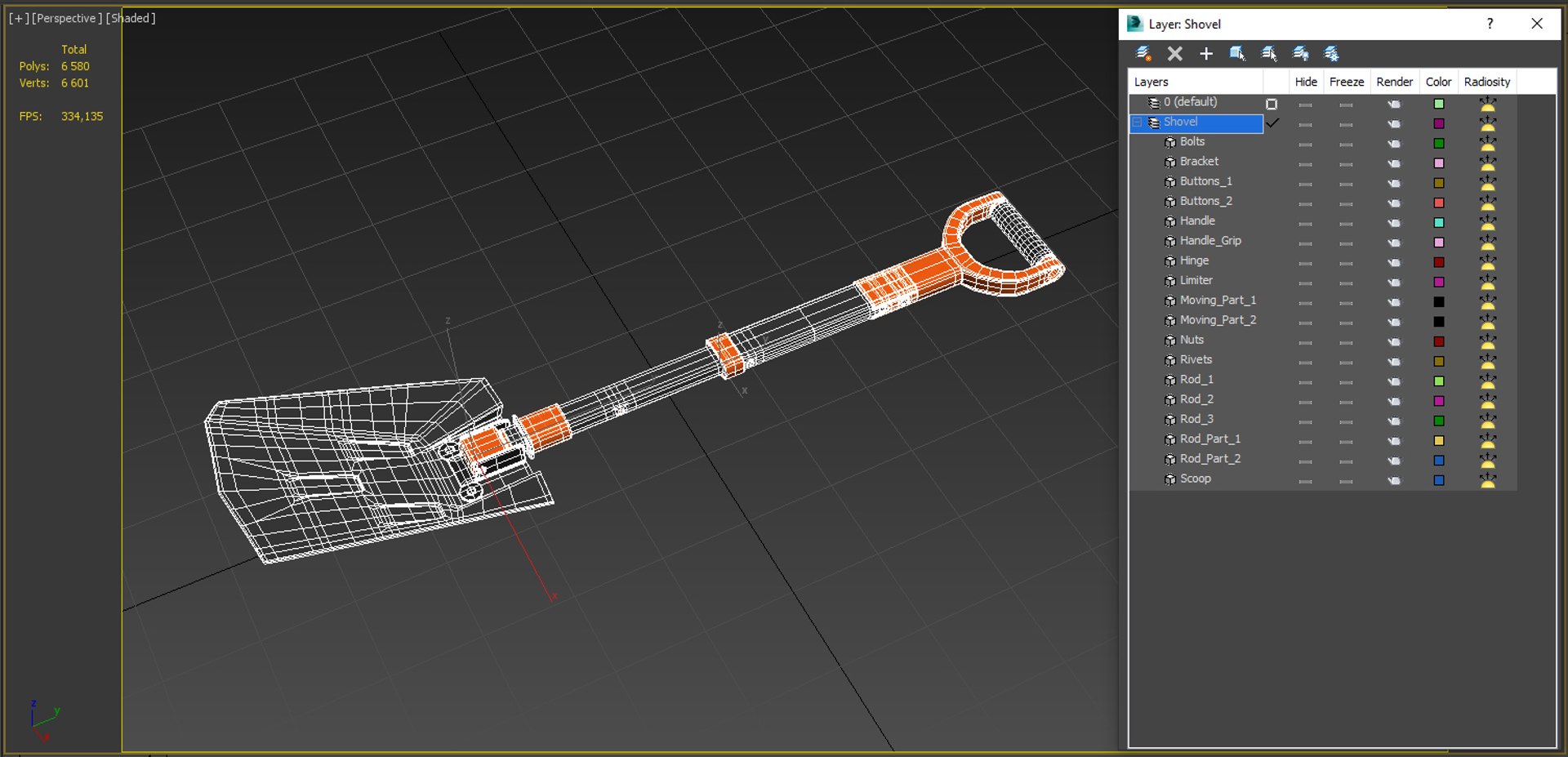 Shovel 3D Model - TurboSquid 2110037