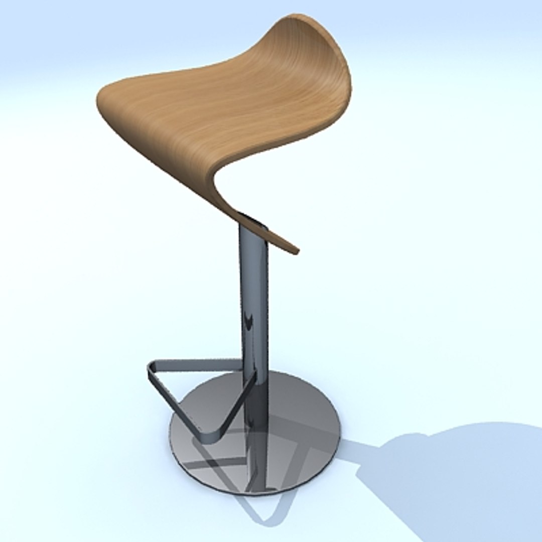 Free Bar Stool 3d Model