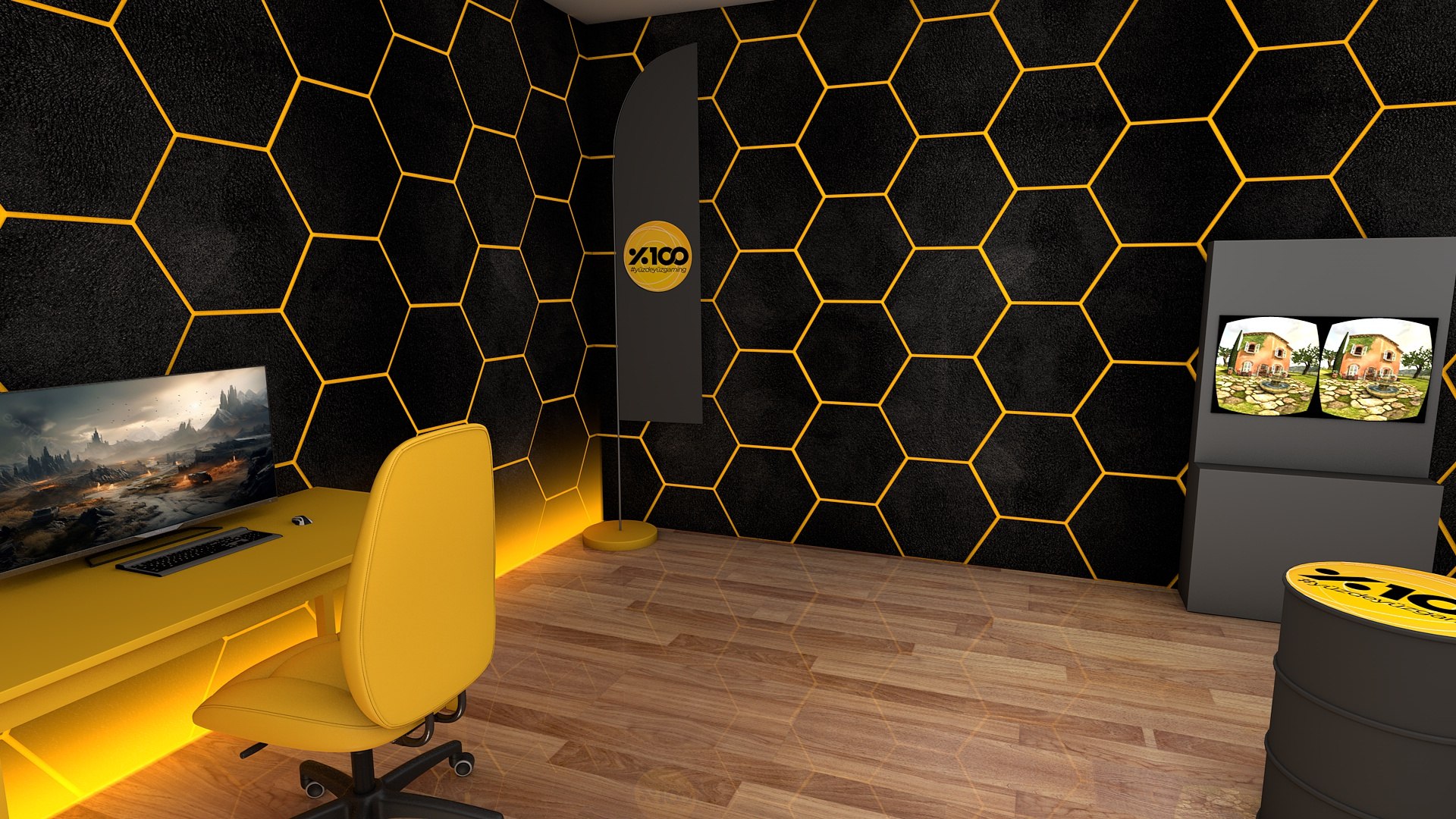 3D Gaming Cafe Model - TurboSquid 2198583