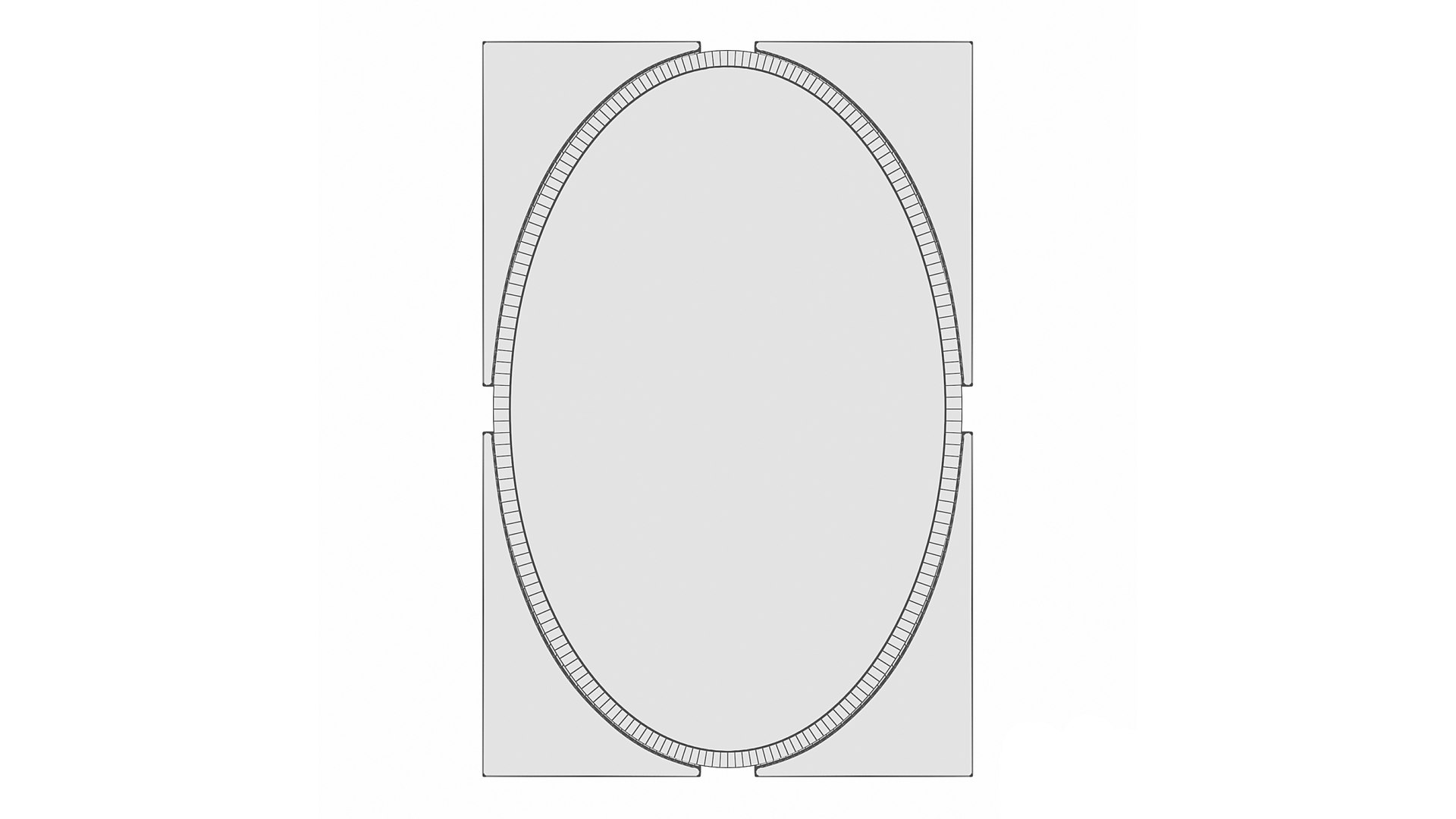 3D Mirror GZ-M1003 Model - TurboSquid 2211736