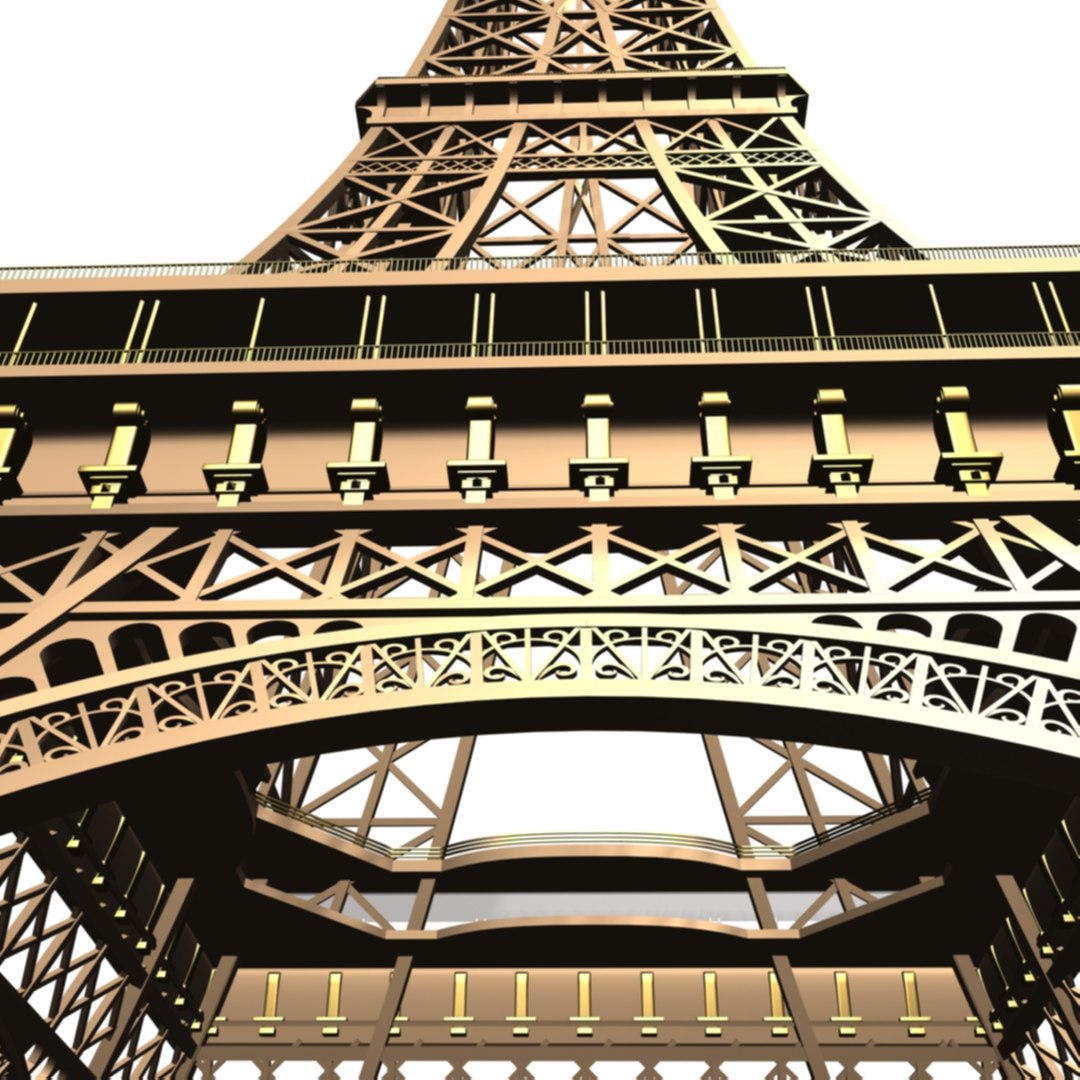 Eiffel Tower 3D Model - TurboSquid 1314118