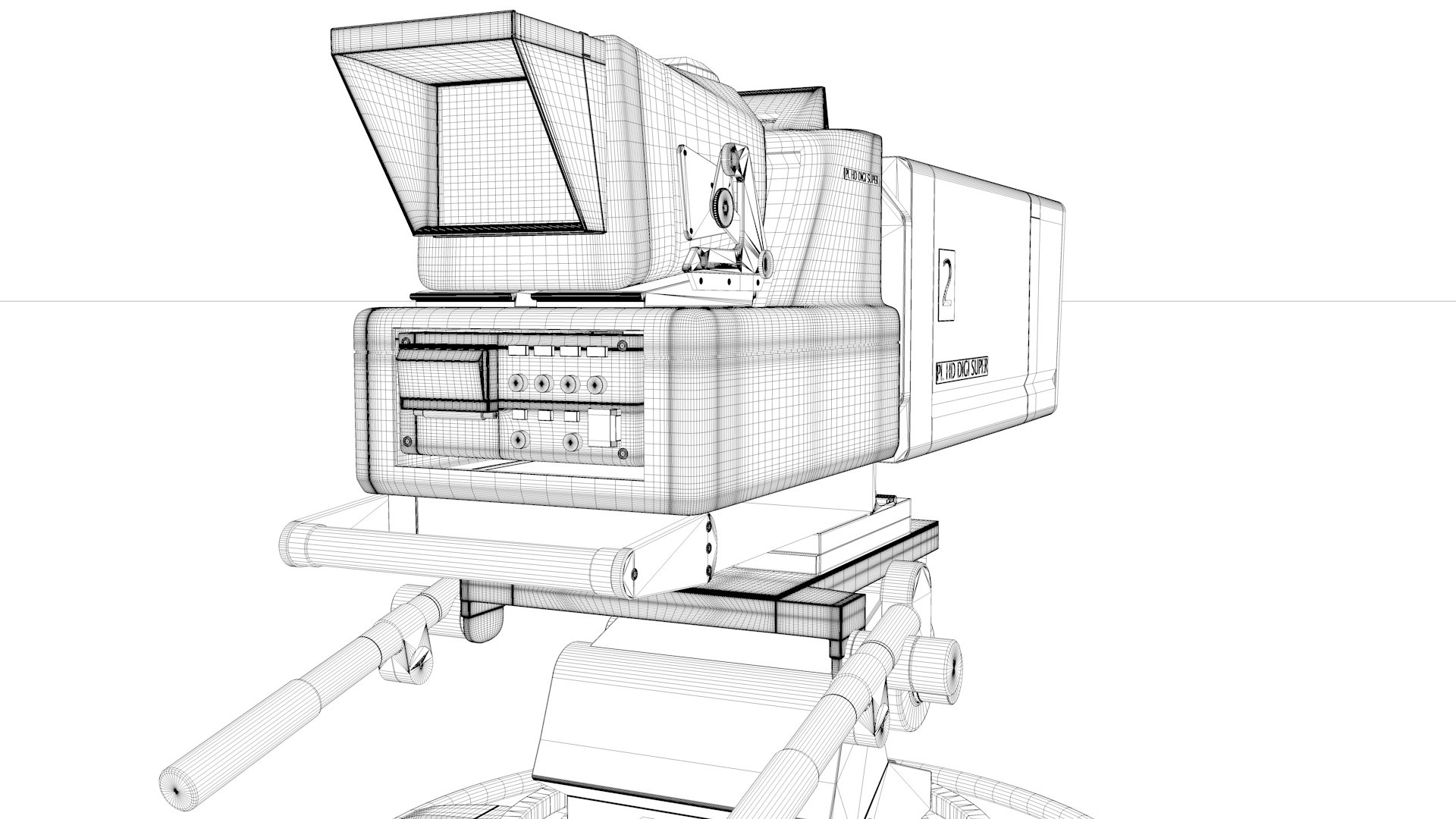 3D Model Tv Studio Camera - TurboSquid 1591711
