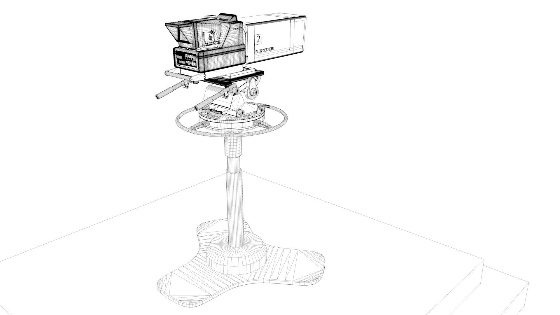 3D Model Tv Studio Camera - TurboSquid 1591711